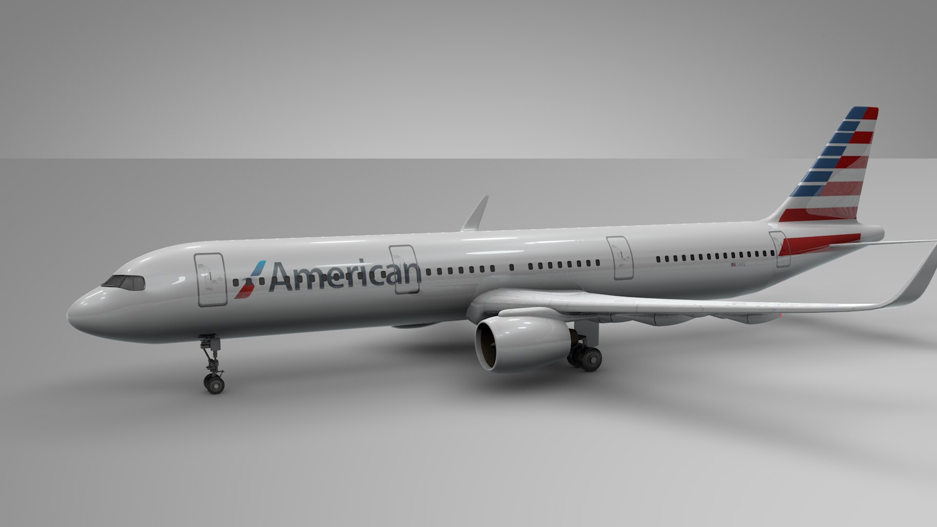 3D Airbus 321 Neo American Airlines Model - TurboSquid 1443129