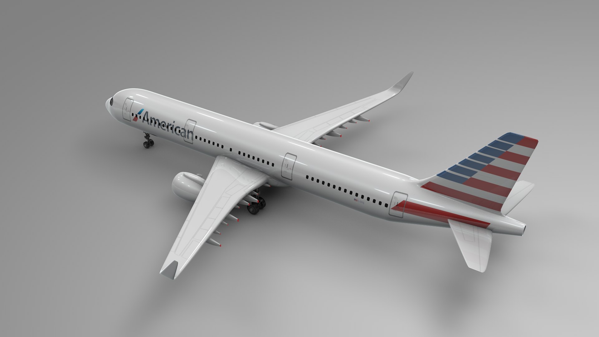 3D Airbus 321 Neo American Airlines Model - TurboSquid 1443129