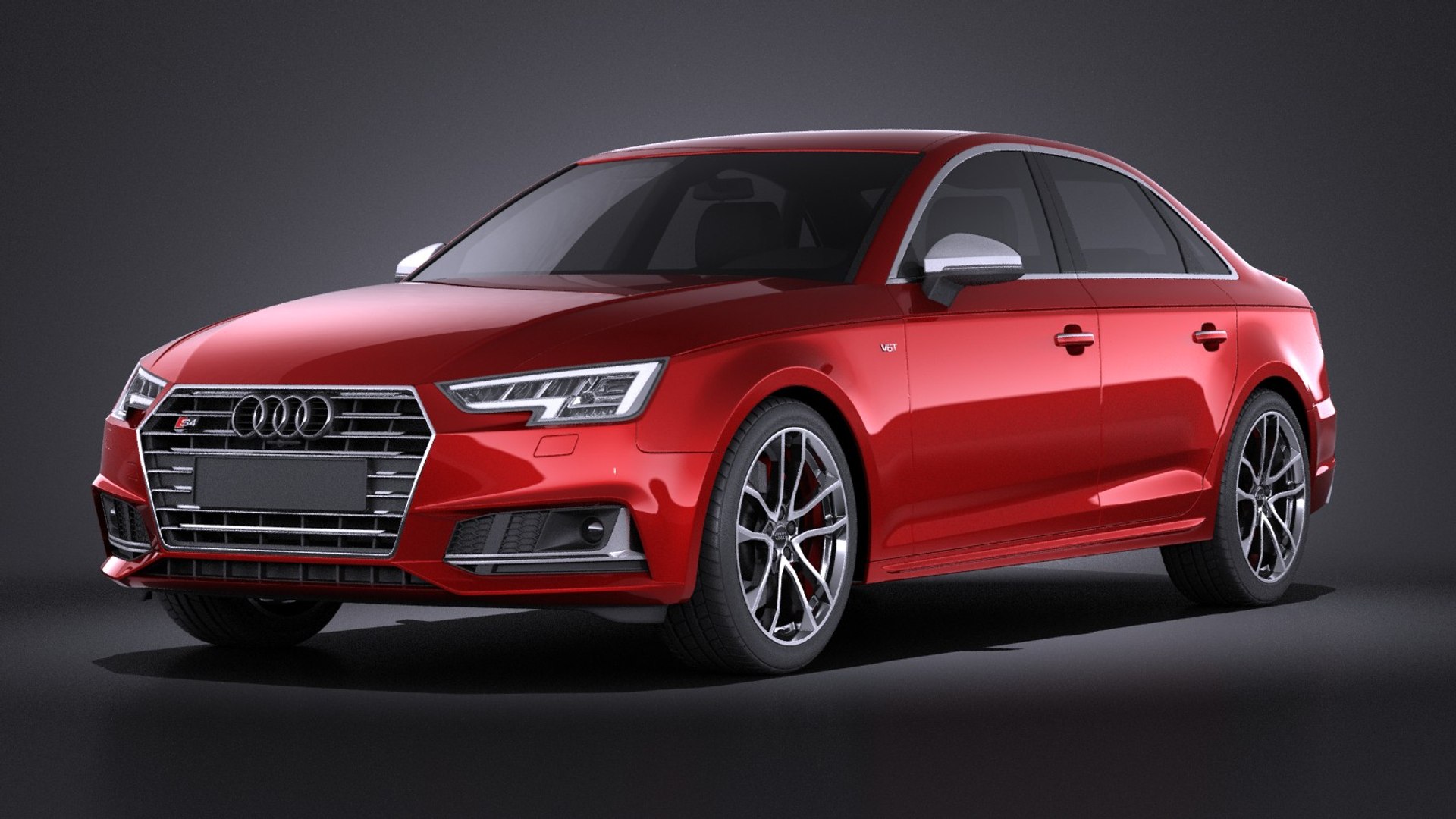 Sedan Audi 2017 3d Model