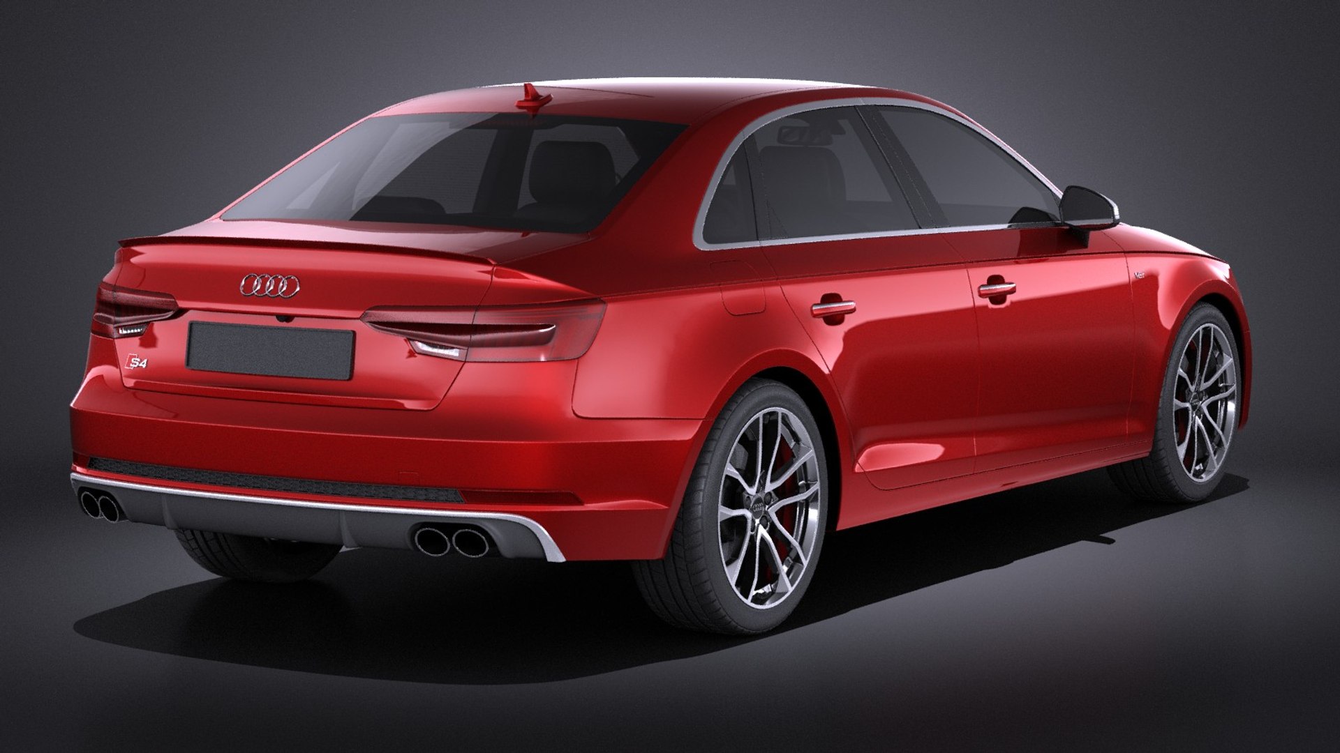 Sedan Audi 2017 3d Model