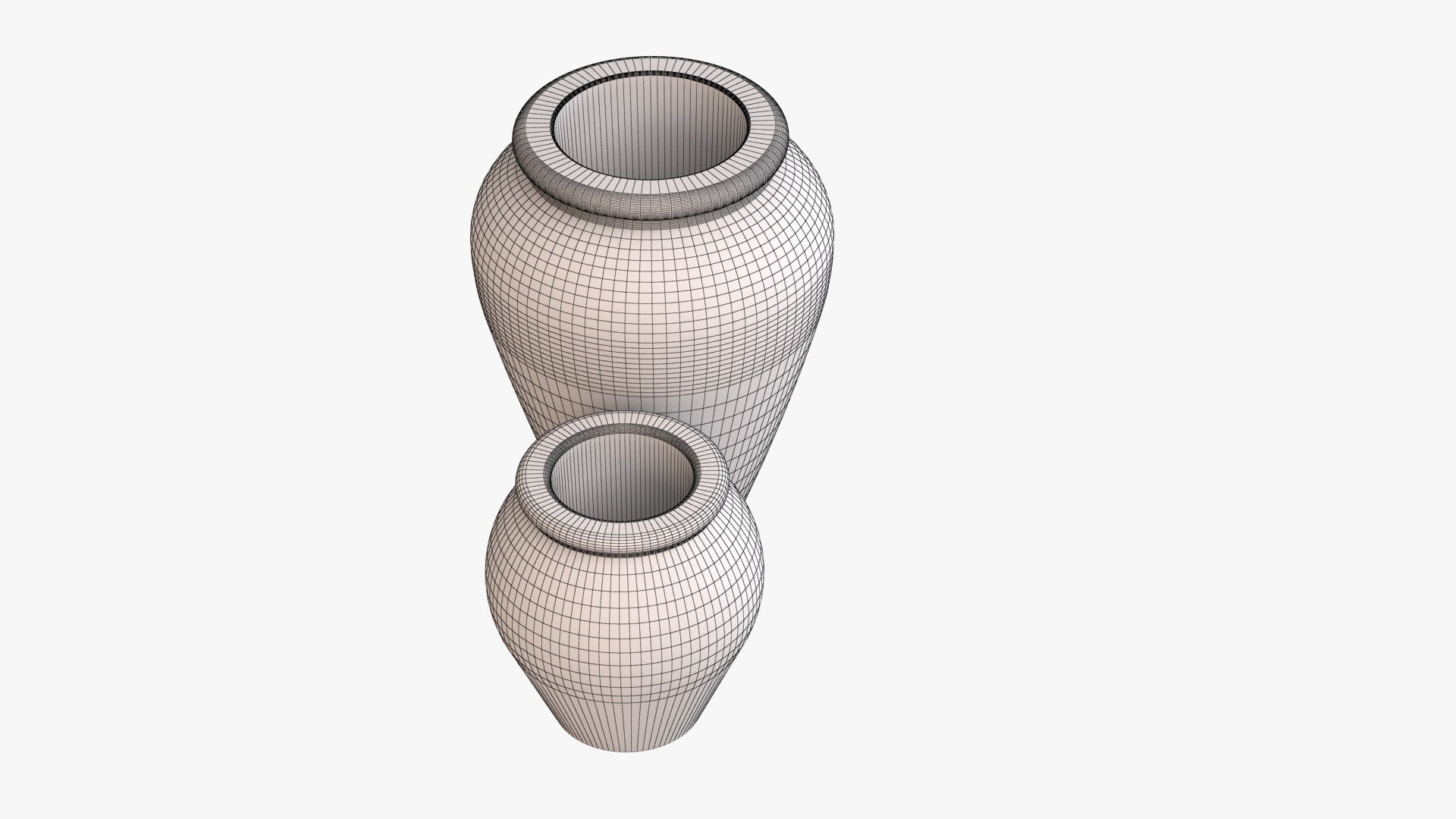 Decorative Pots Model - TurboSquid 1639561