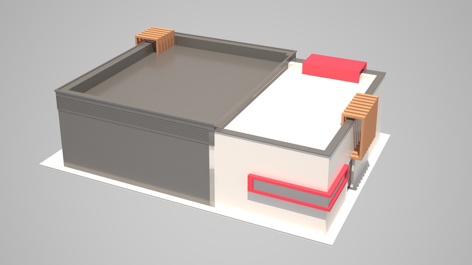 Coffee Shop Building 3D Model - TurboSquid 1734555