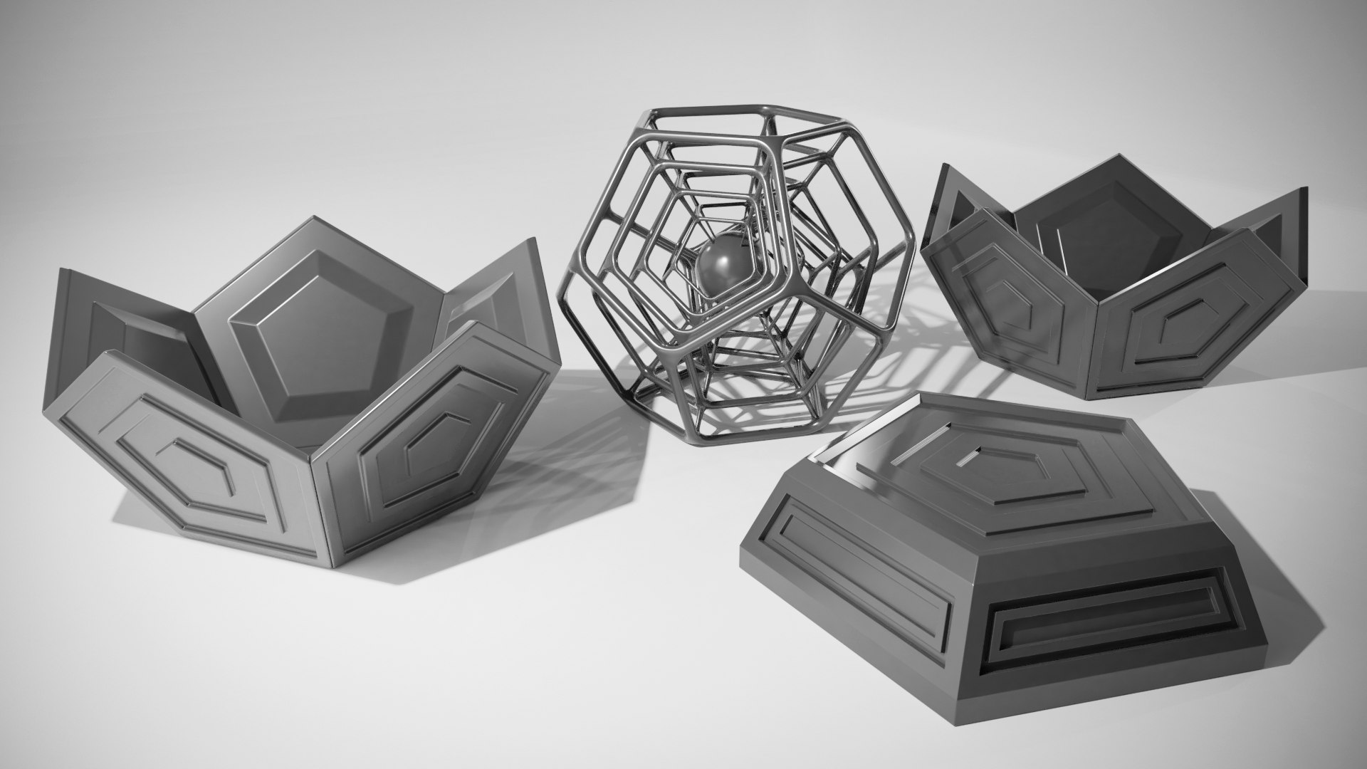 Dodecahedron Model - TurboSquid 1746355