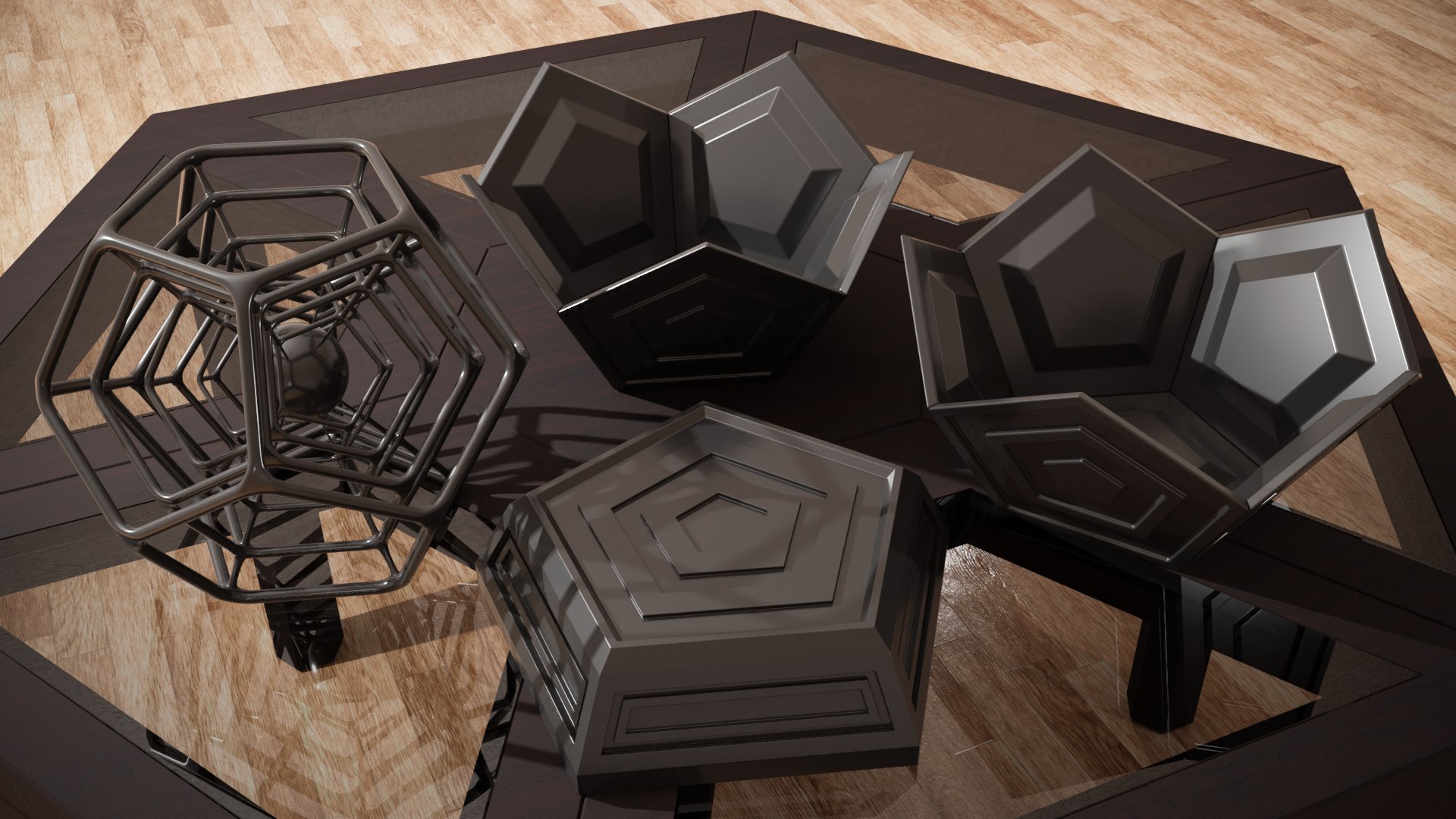 Dodecahedron Model - TurboSquid 1746355
