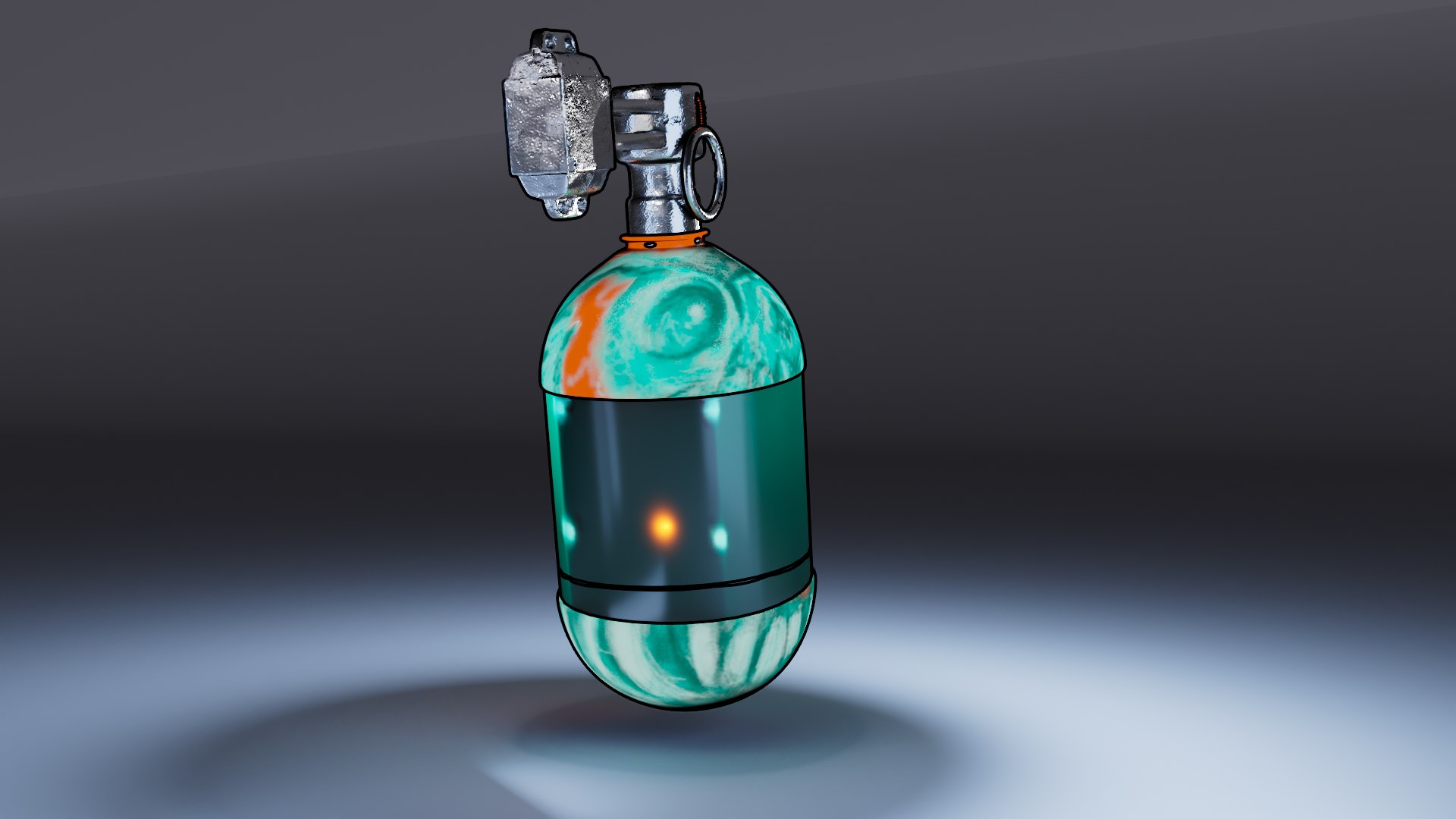 Cartoon Grenade Model - TurboSquid 1954519