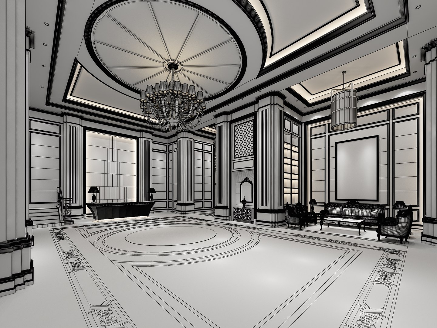 3D Model Lobby 10 - TurboSquid 2185800