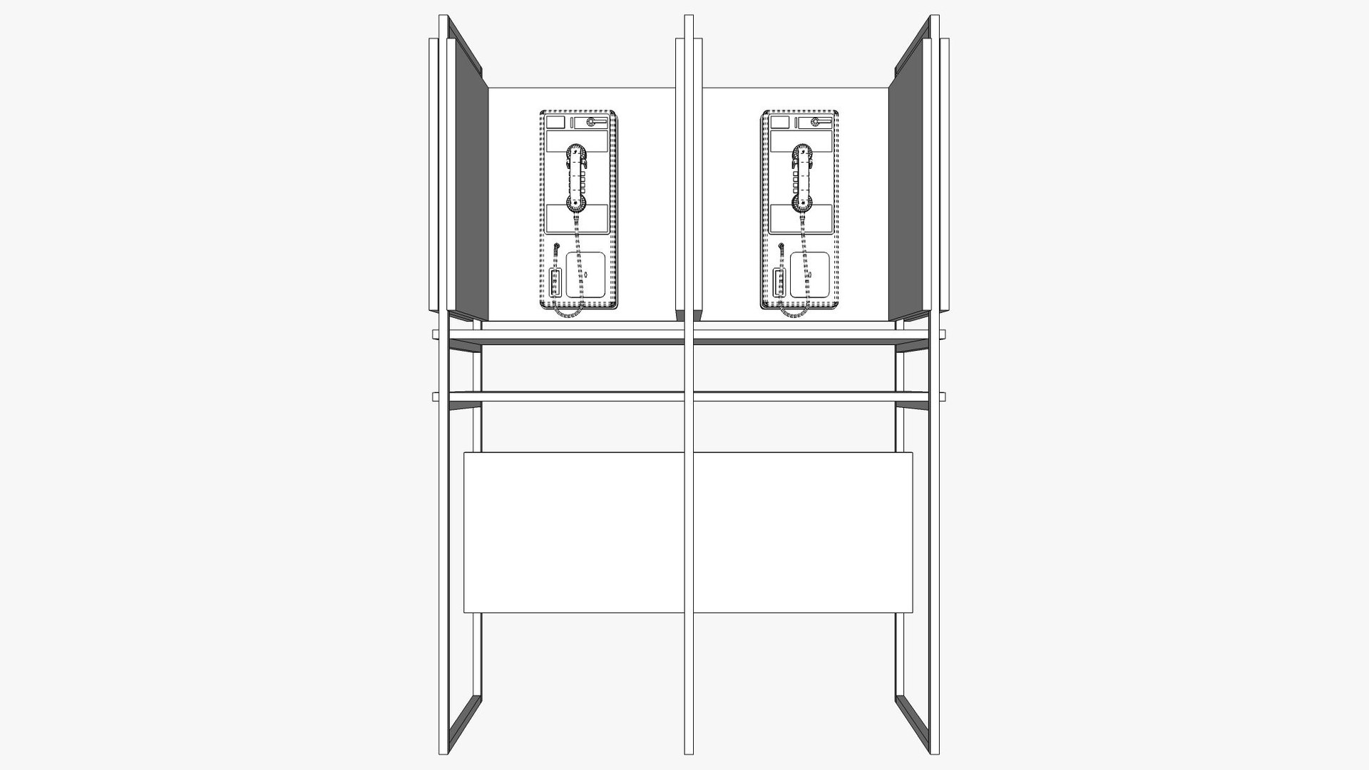 Retro Payphone Circa 1970s - 1980s 3D Model - TurboSquid 2260016