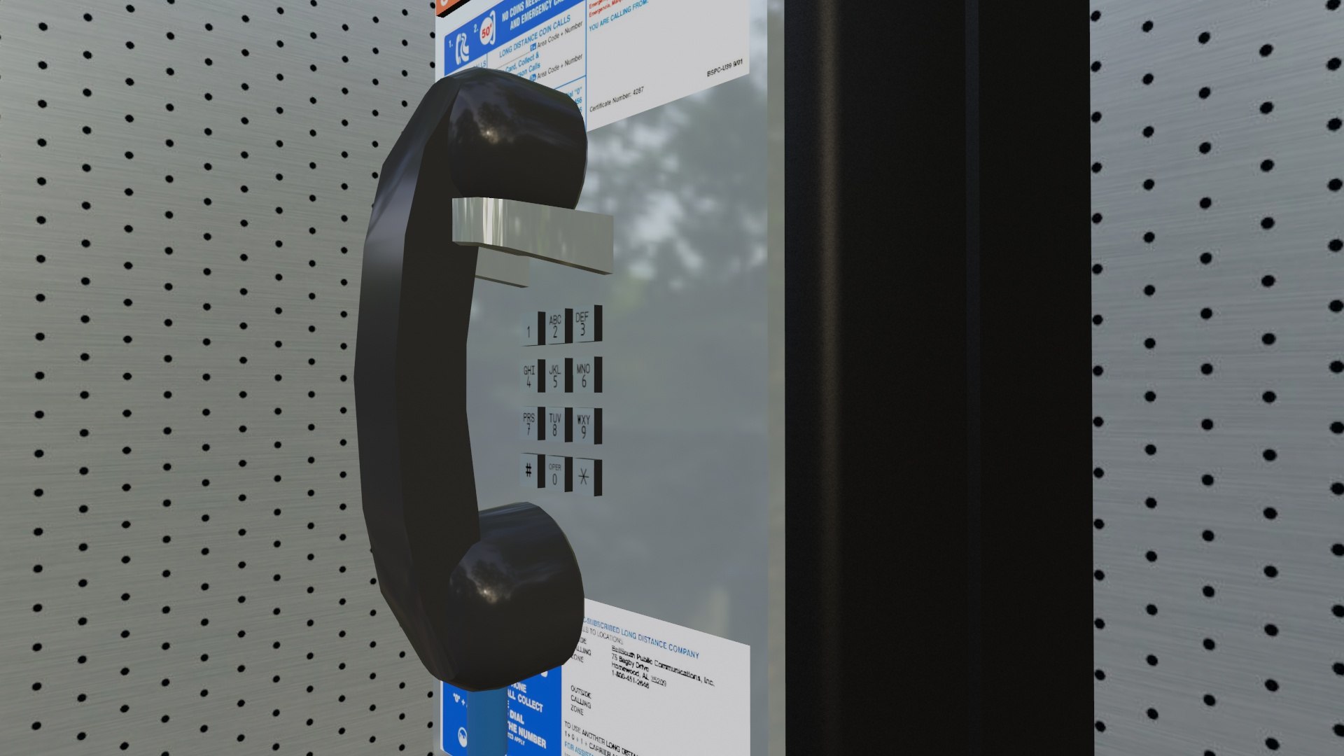 Retro Payphone Circa 1970s - 1980s 3D Model - TurboSquid 2260016