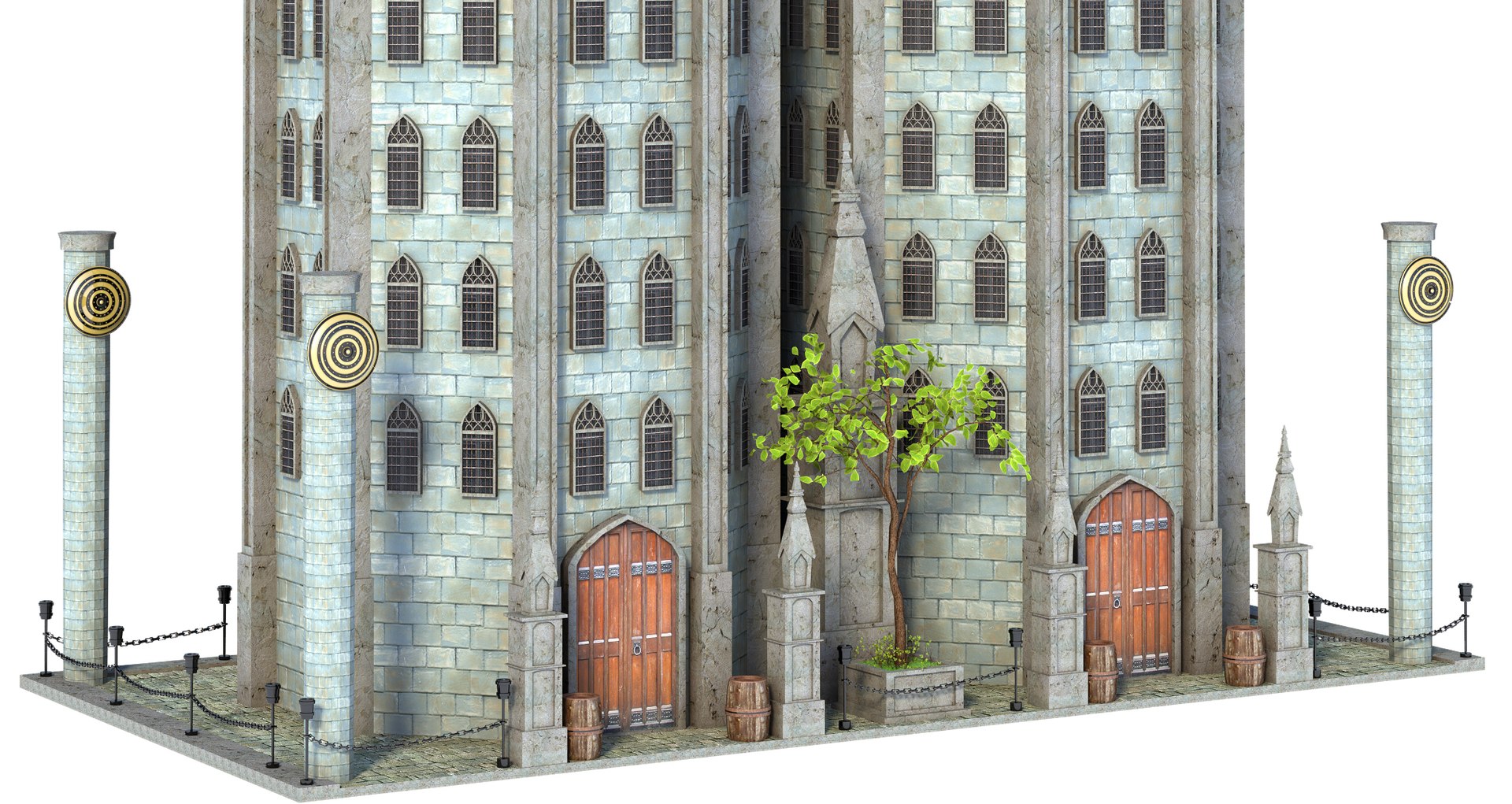 3D Building Tower Model - TurboSquid 1277161