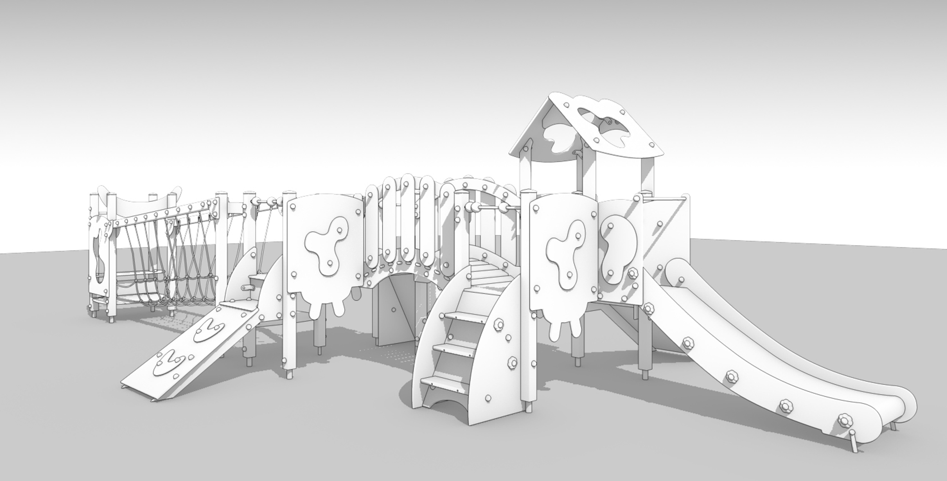 playground 3d c4d
