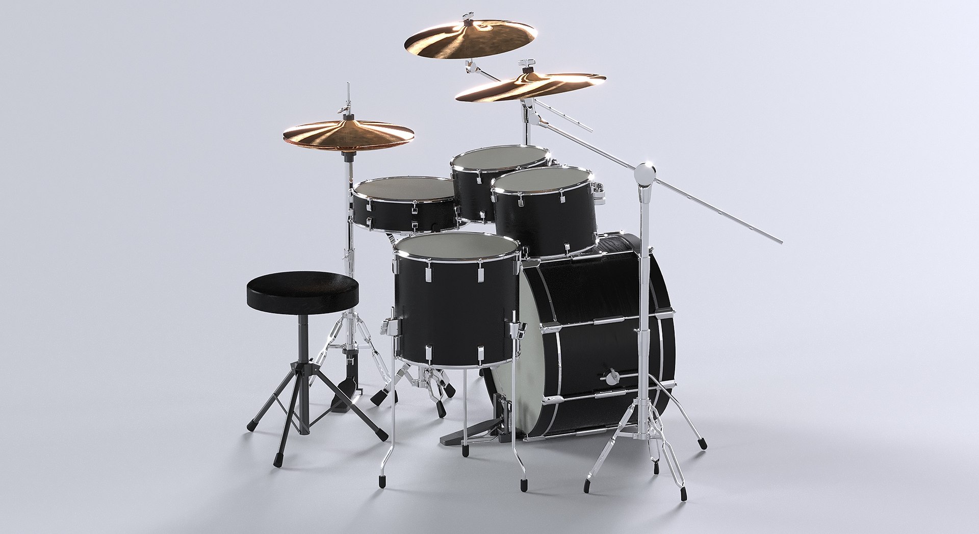 Drum Kit 3D Model - TurboSquid 2072341