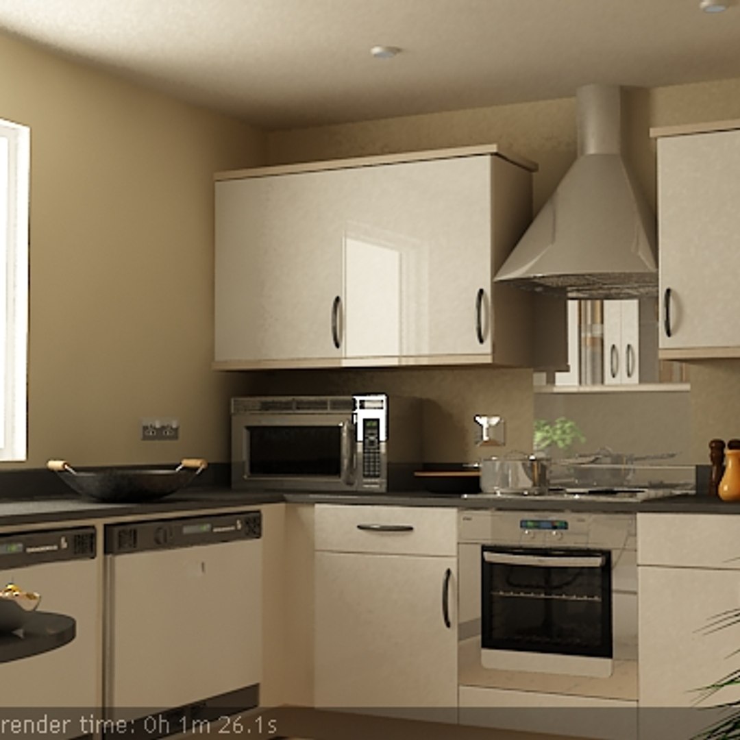 Kitchen Scene 3d Max