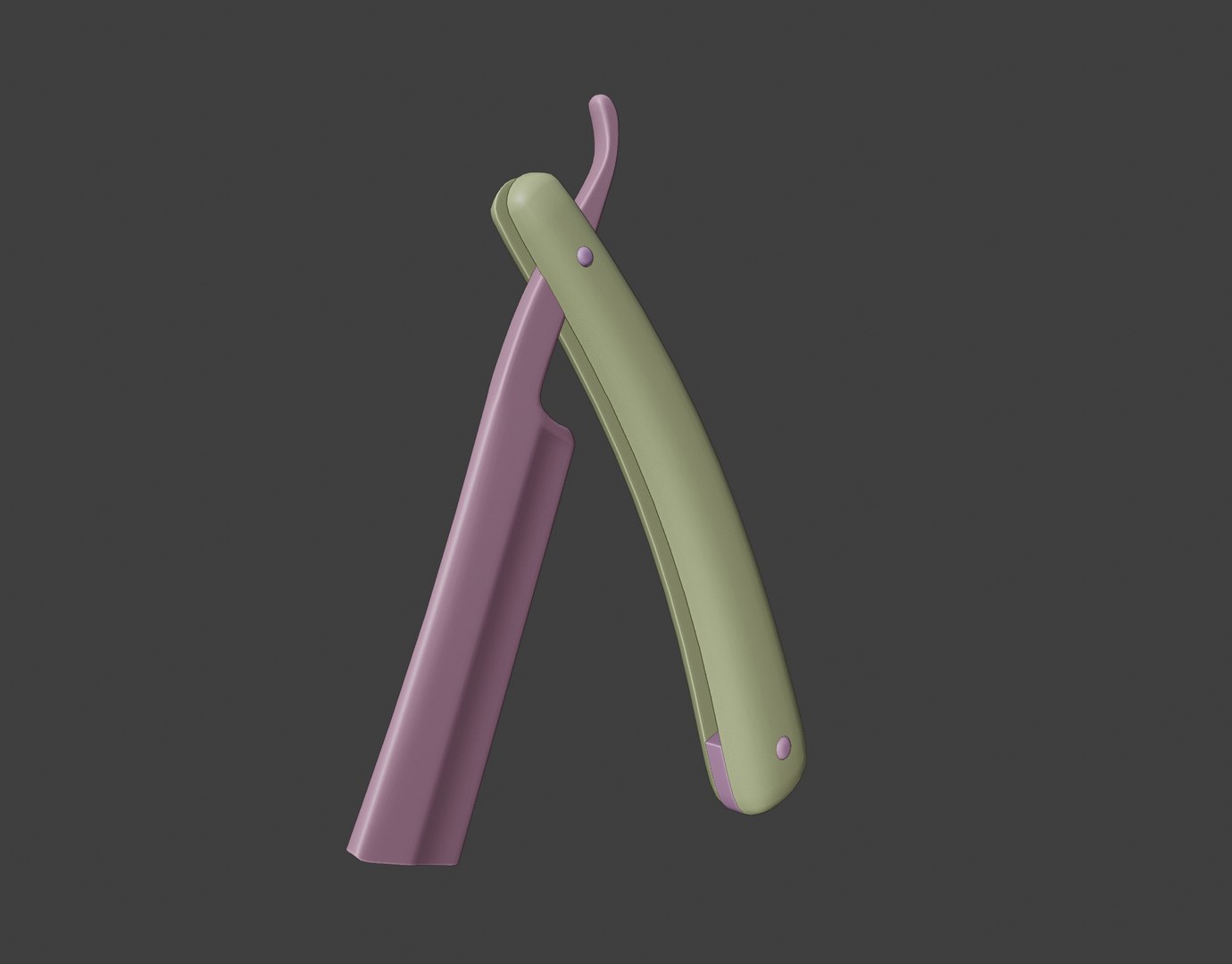 Vintage Straight Razor 3D Model - TurboSquid 1763133