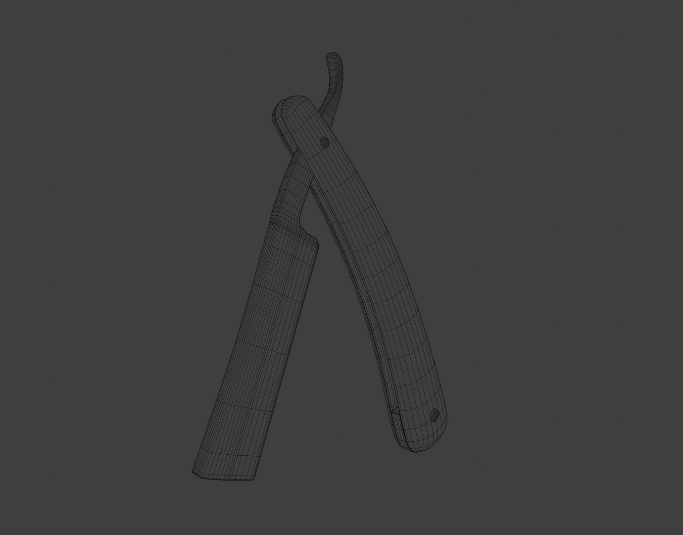 Vintage straight razor 3D model - TurboSquid 1763133