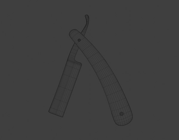 Vintage straight razor 3D model - TurboSquid 1763133