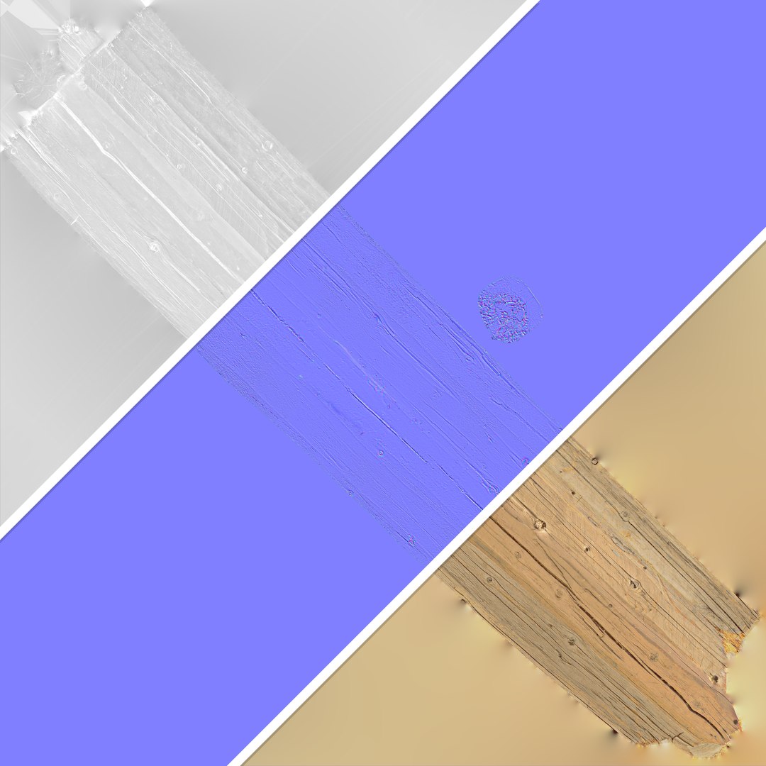 3D Scanned Wood Beam - TurboSquid 1565418