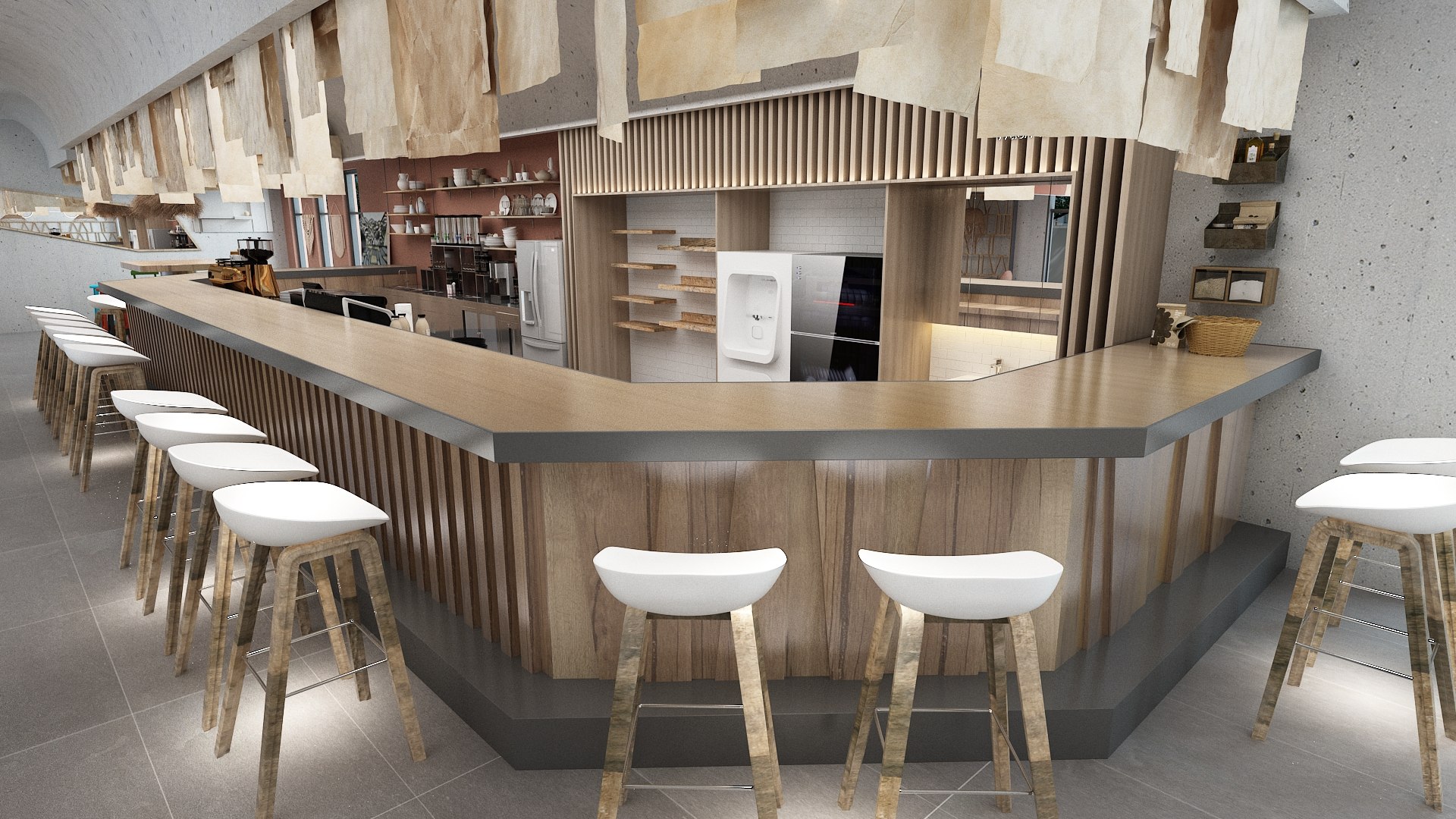 3D Coffee Restaurant Model - TurboSquid 1718895