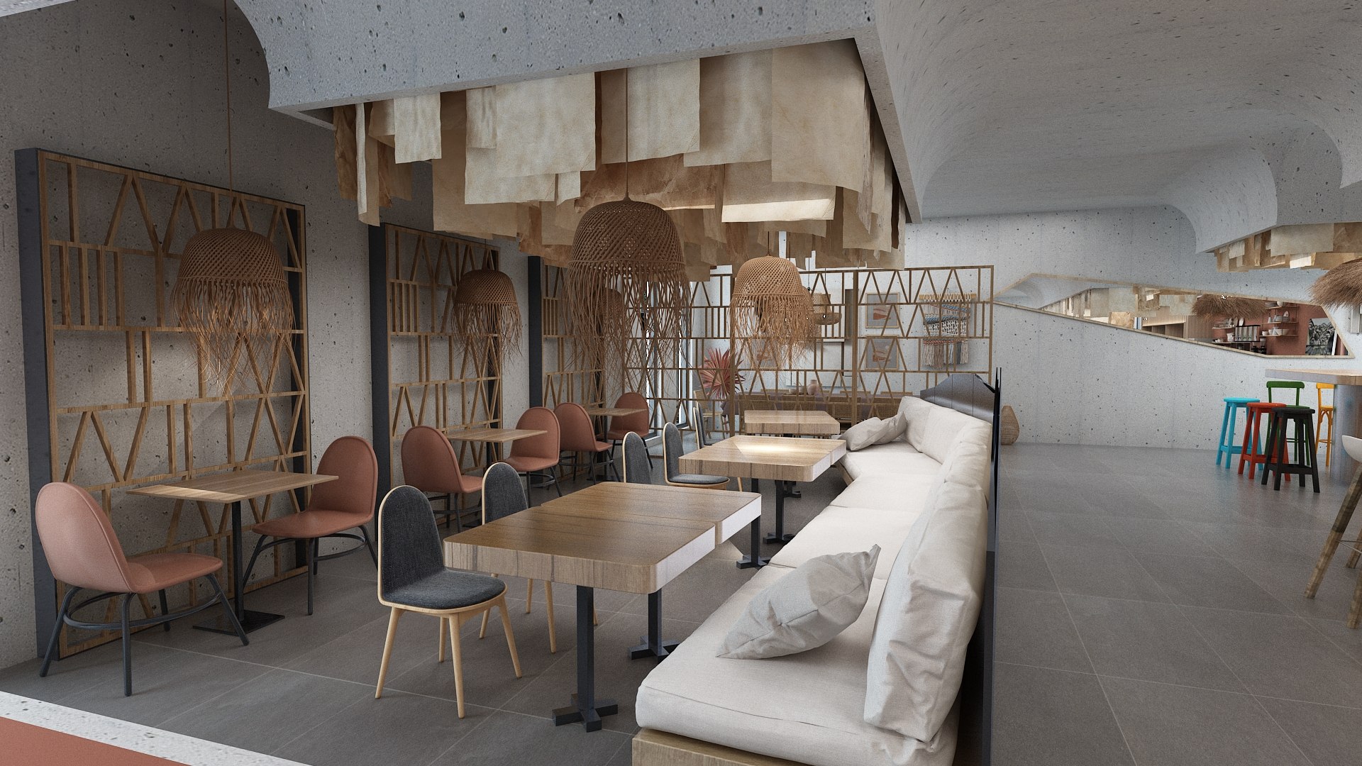 3D Coffee Restaurant Model - TurboSquid 1718895