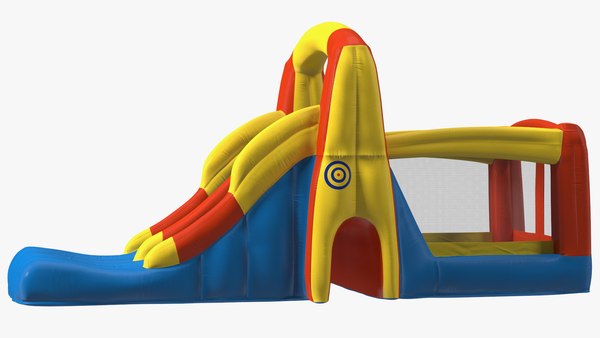 3D model Kids Sliding Jump Bouncer - TurboSquid 1835887