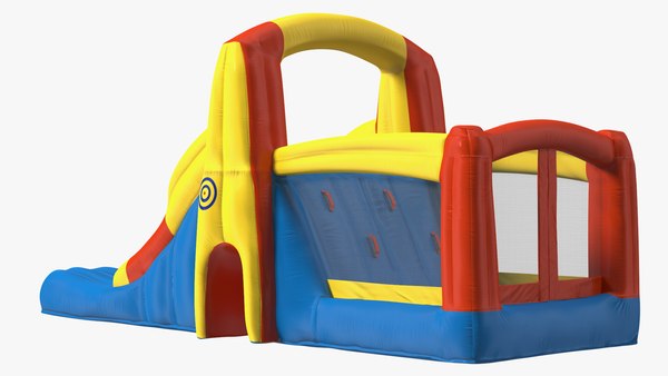 3D model Kids Sliding Jump Bouncer - TurboSquid 1835887