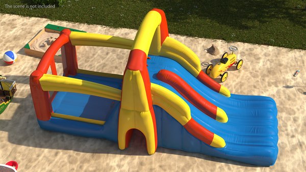 3D model Kids Sliding Jump Bouncer - TurboSquid 1835887