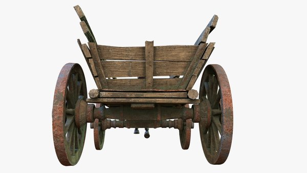 Dray with Horse Rigged 3D - TurboSquid 1740770