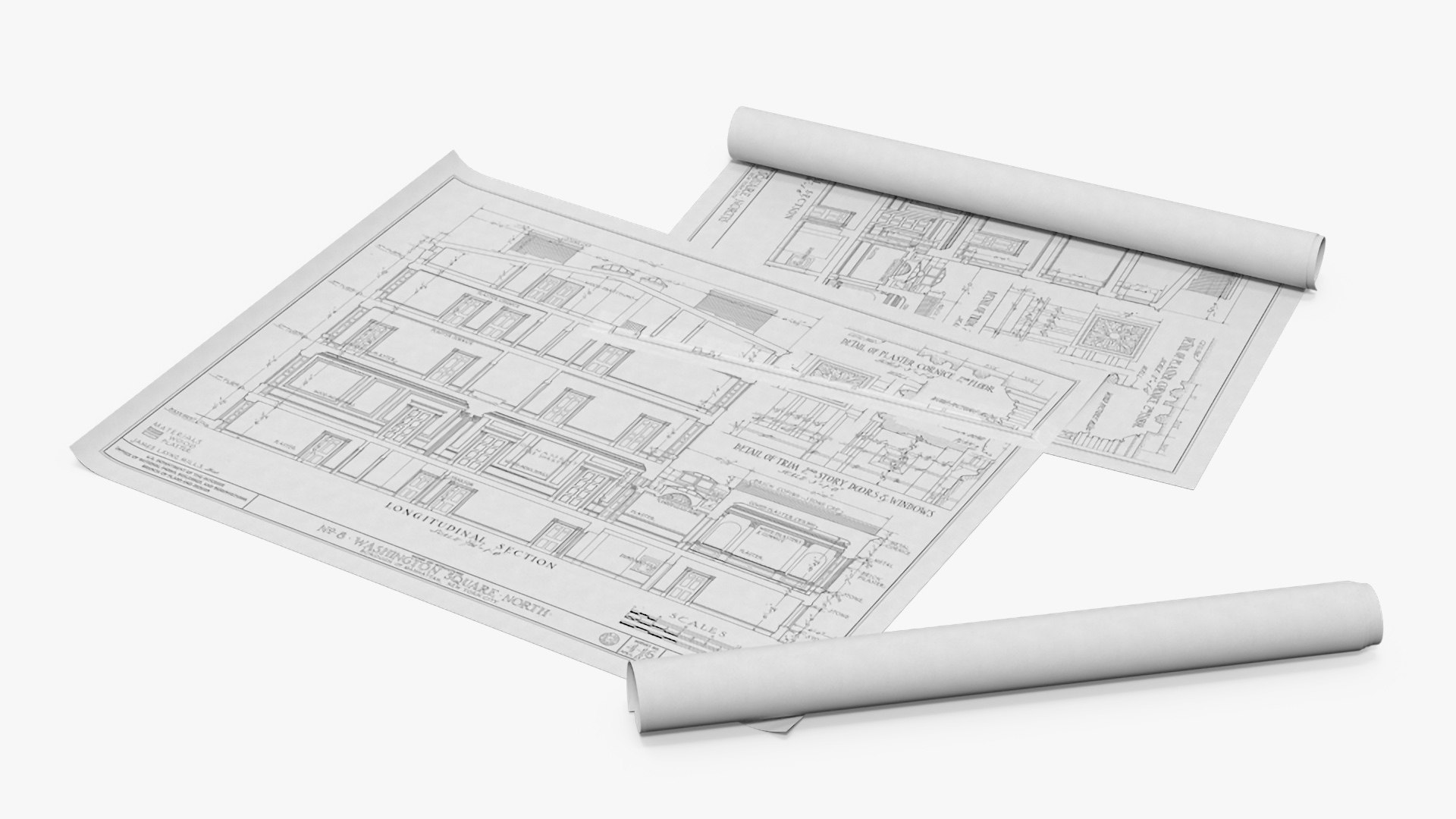 3D Historic Apartment Building Scale Model - TurboSquid 2387294