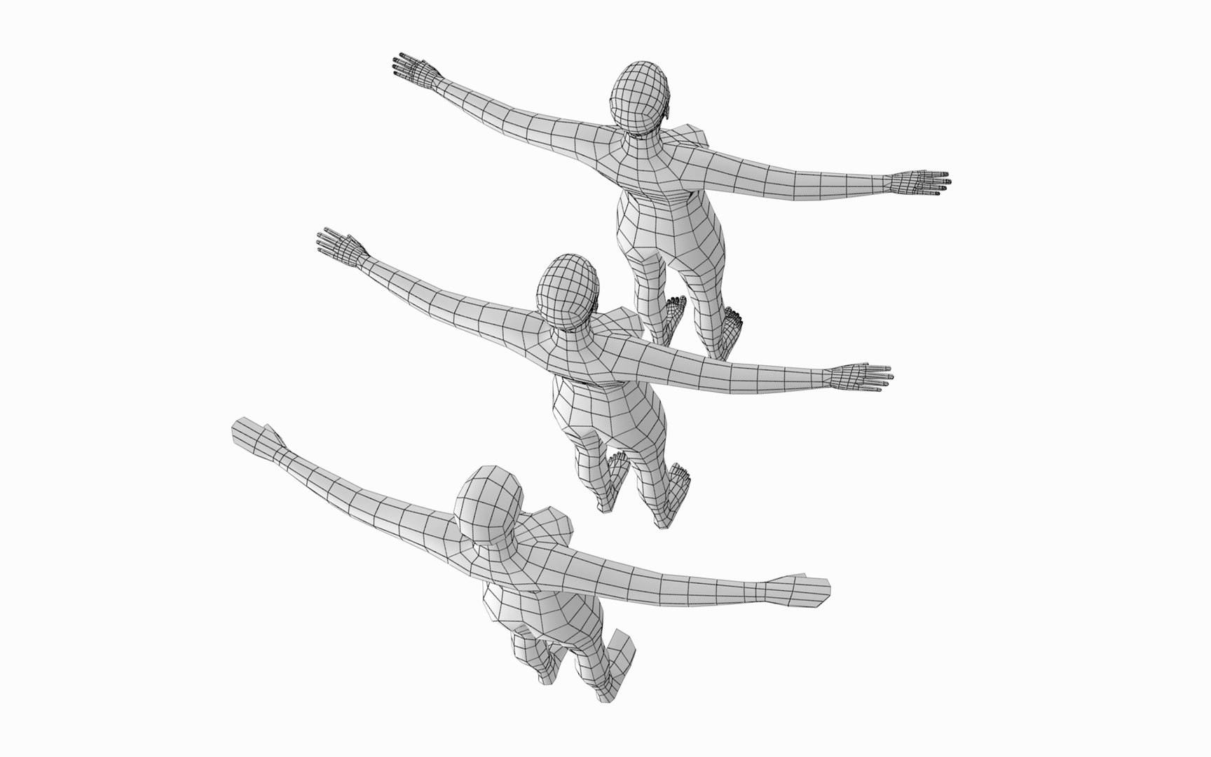 3D Model Natural Female In T-Pose Base Mesh - TurboSquid 2072007