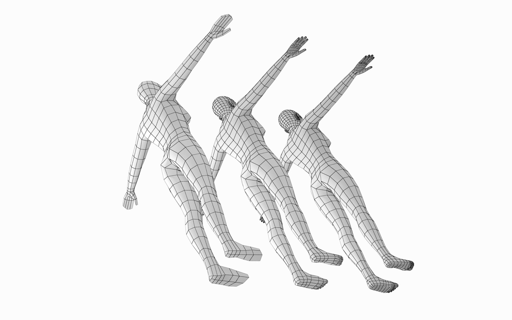 3D Model Natural Female In T-Pose Base Mesh - TurboSquid 2072007