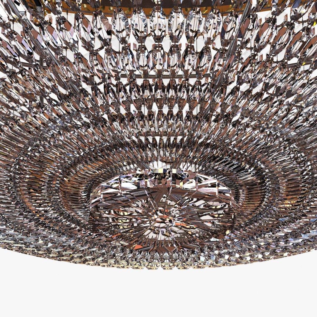 3d model light crystal beaded