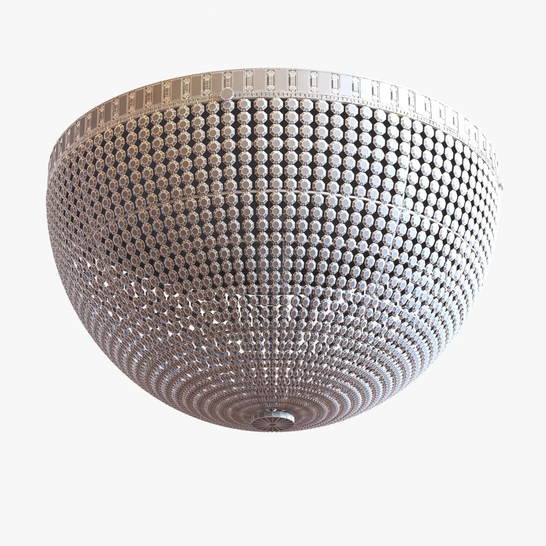 3d model light crystal beaded