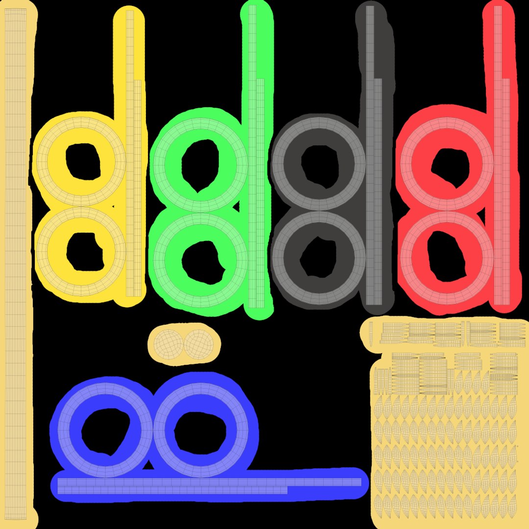 Olympic Games Rings 3D Model - TurboSquid 1614113