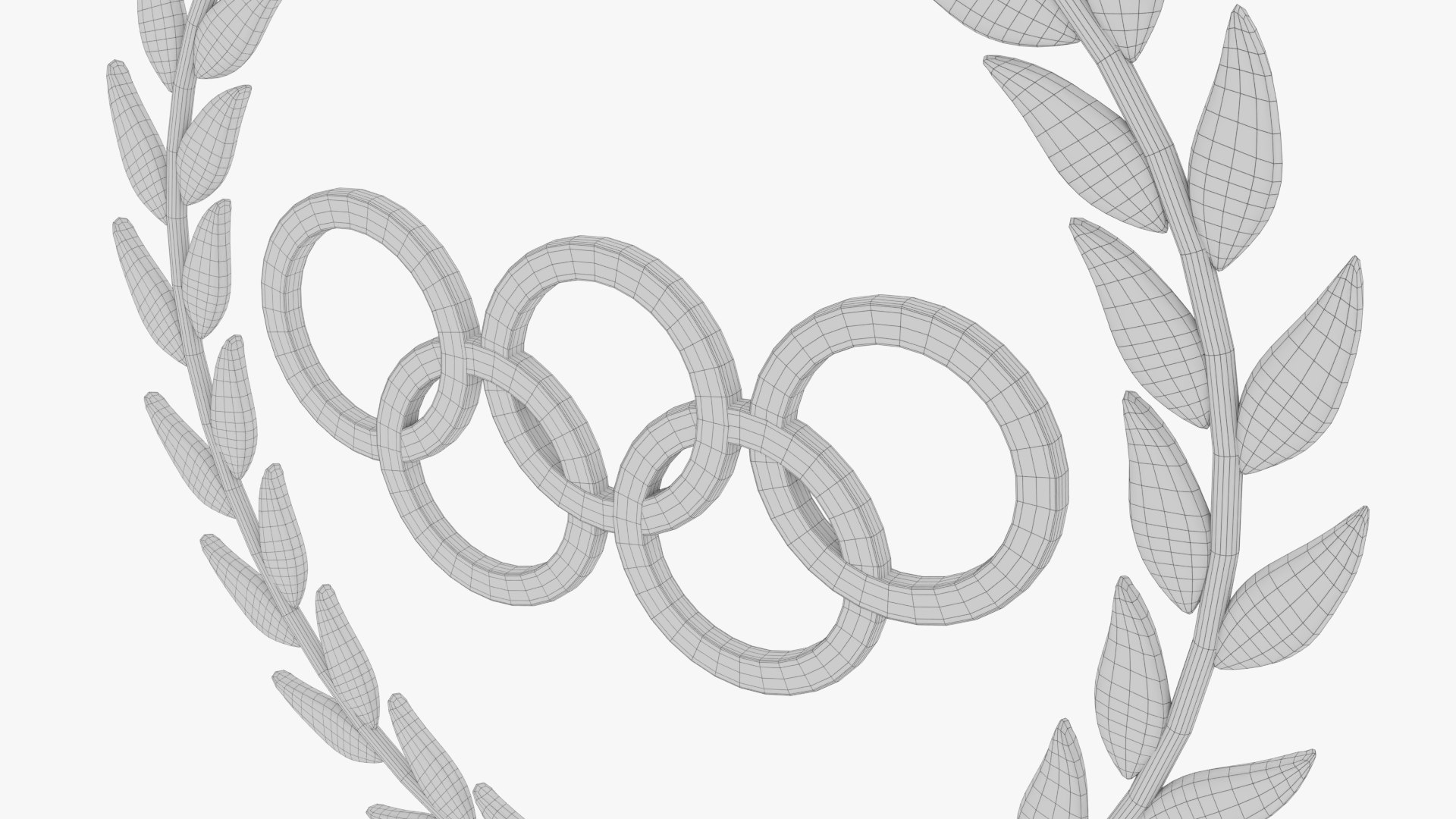 Olympic Games Rings 3D Model - TurboSquid 1614113