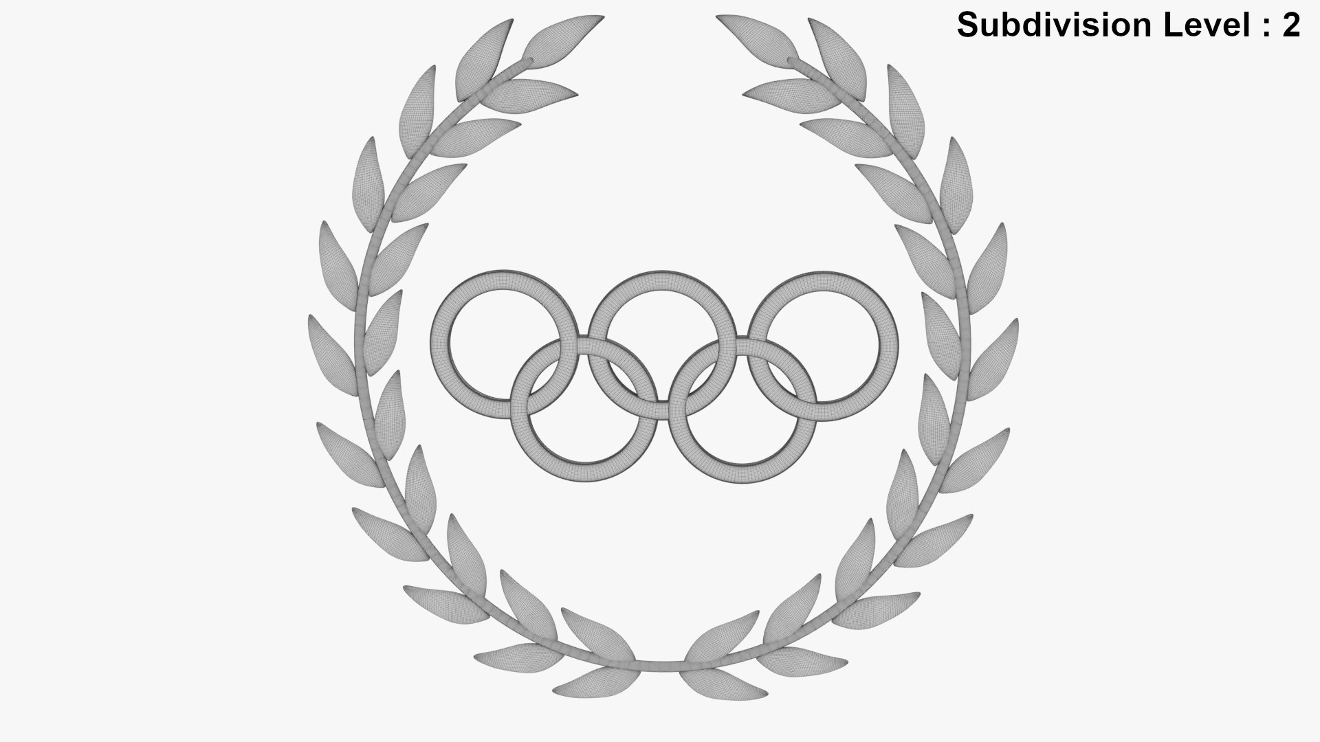 Olympic Games Rings 3D Model - TurboSquid 1614113