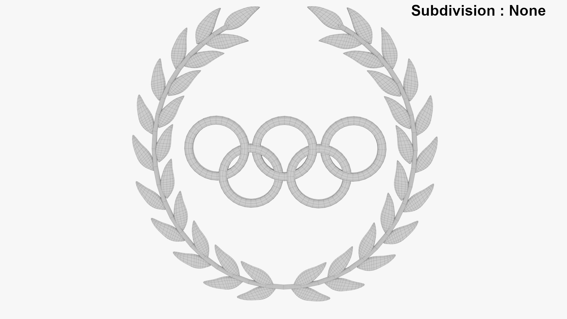 Olympic Games Rings 3D Model - TurboSquid 1614113