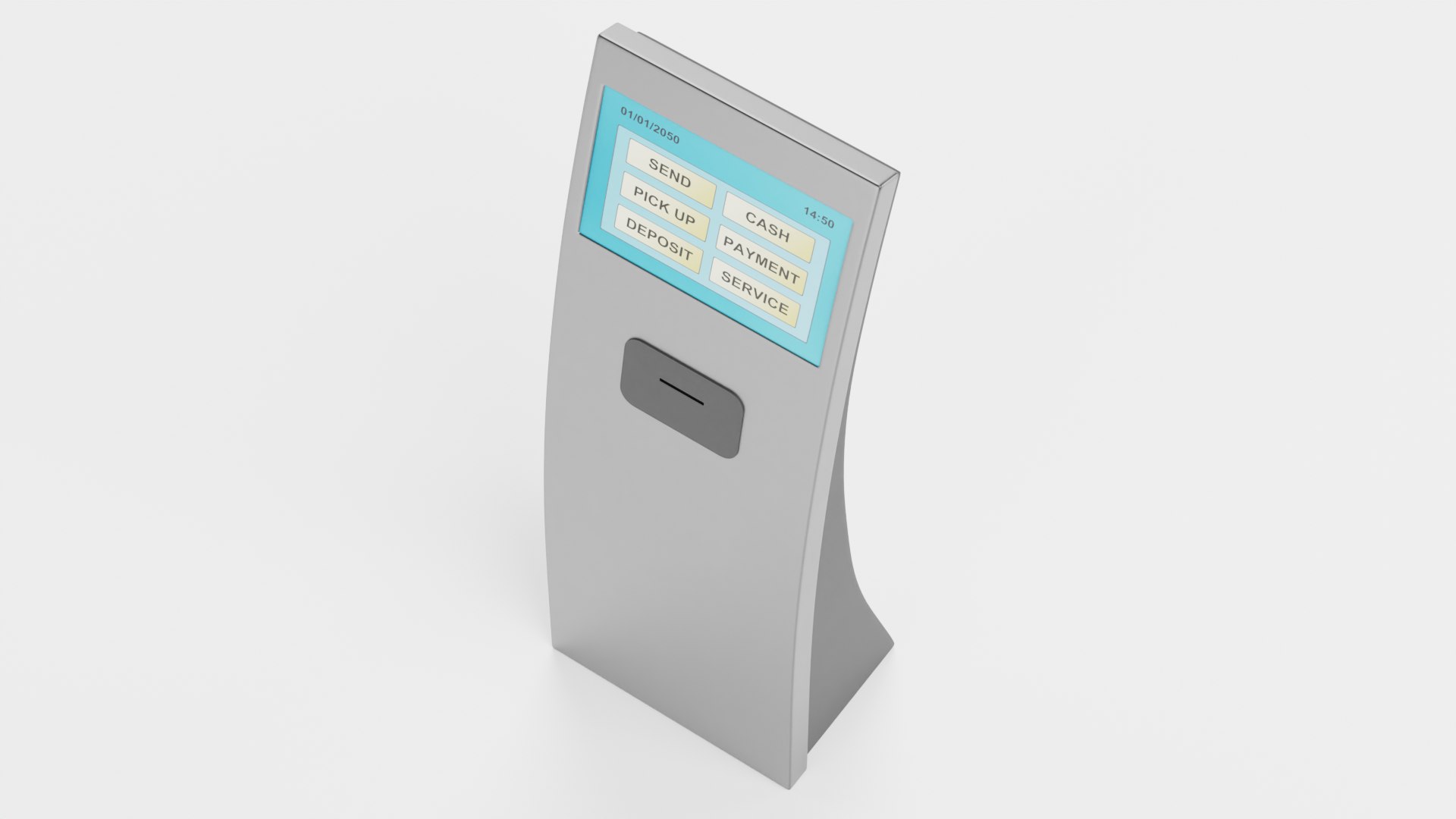 Post Office Terminal 3D Model - TurboSquid 2133150