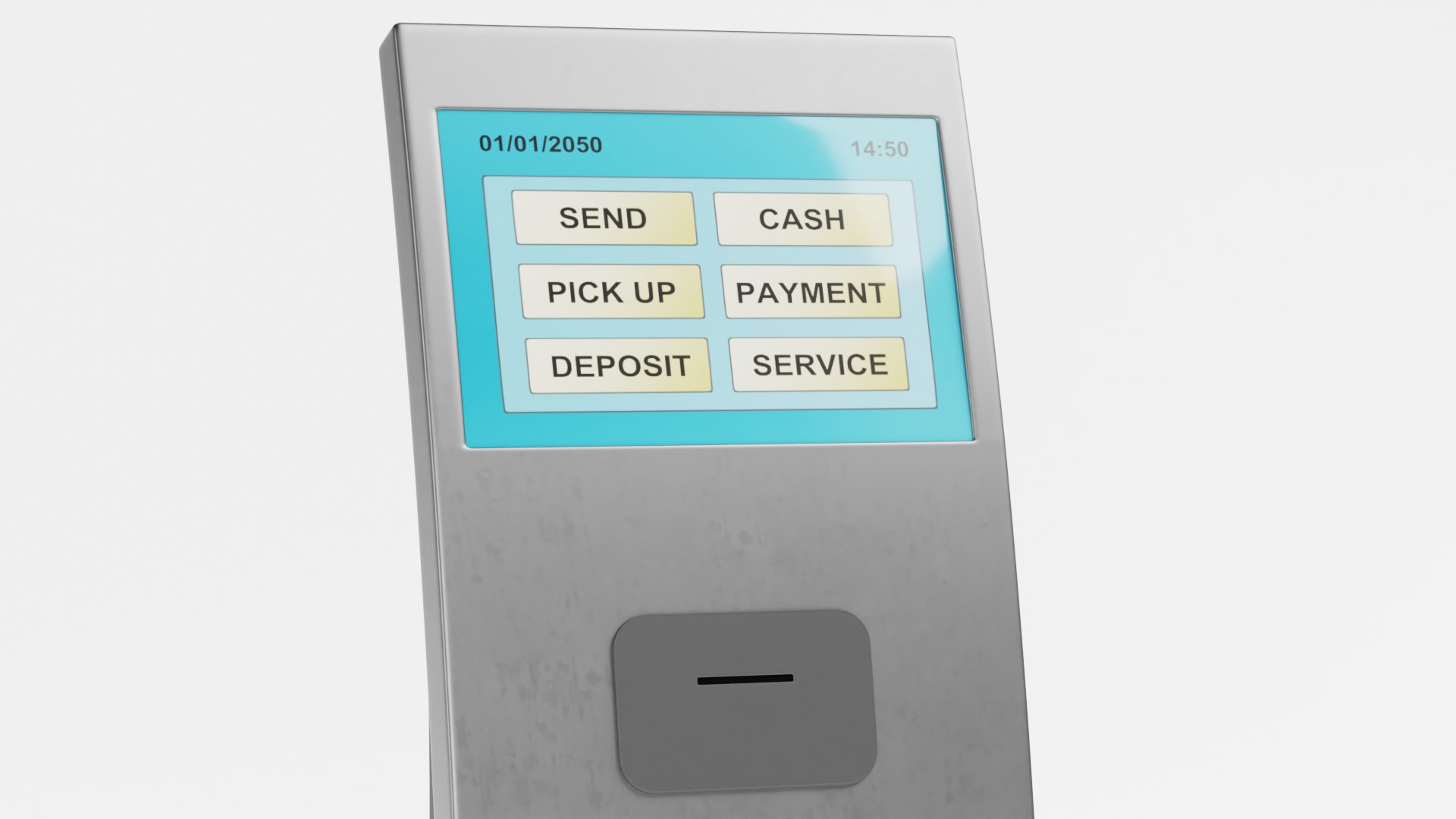 Post Office Terminal 3D Model - TurboSquid 2133150