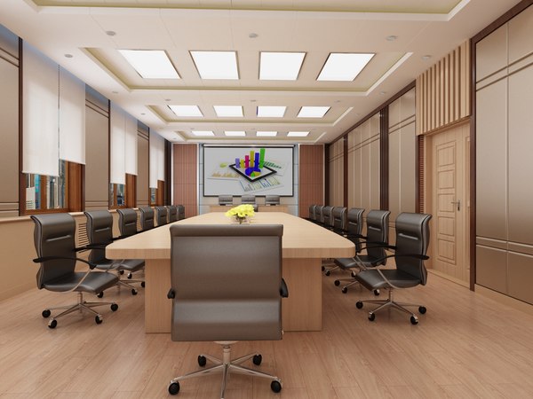 회의실 04 3D 모델 - TurboSquid 1879585