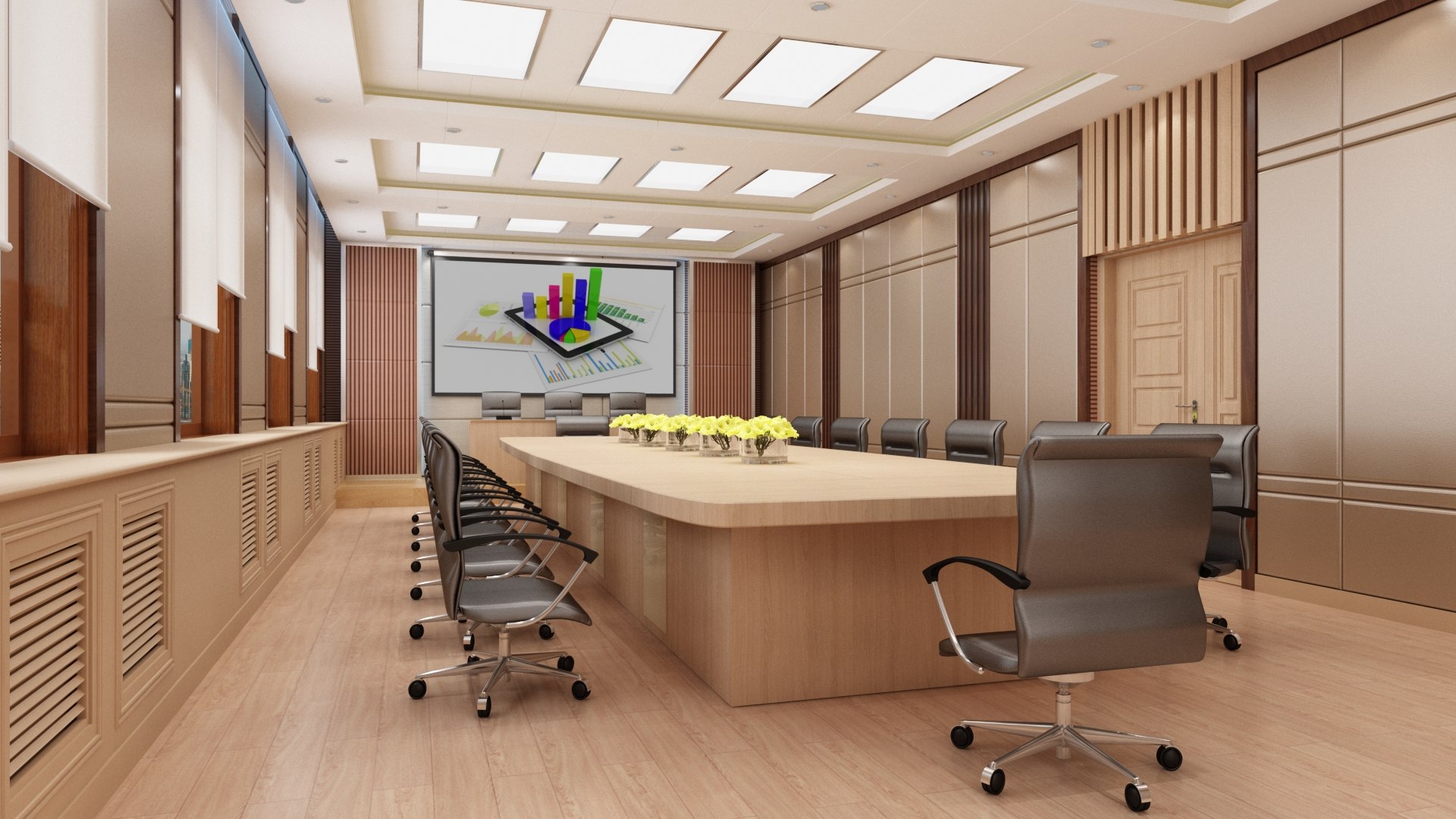 Conference Room 04 3D model - TurboSquid 1879585