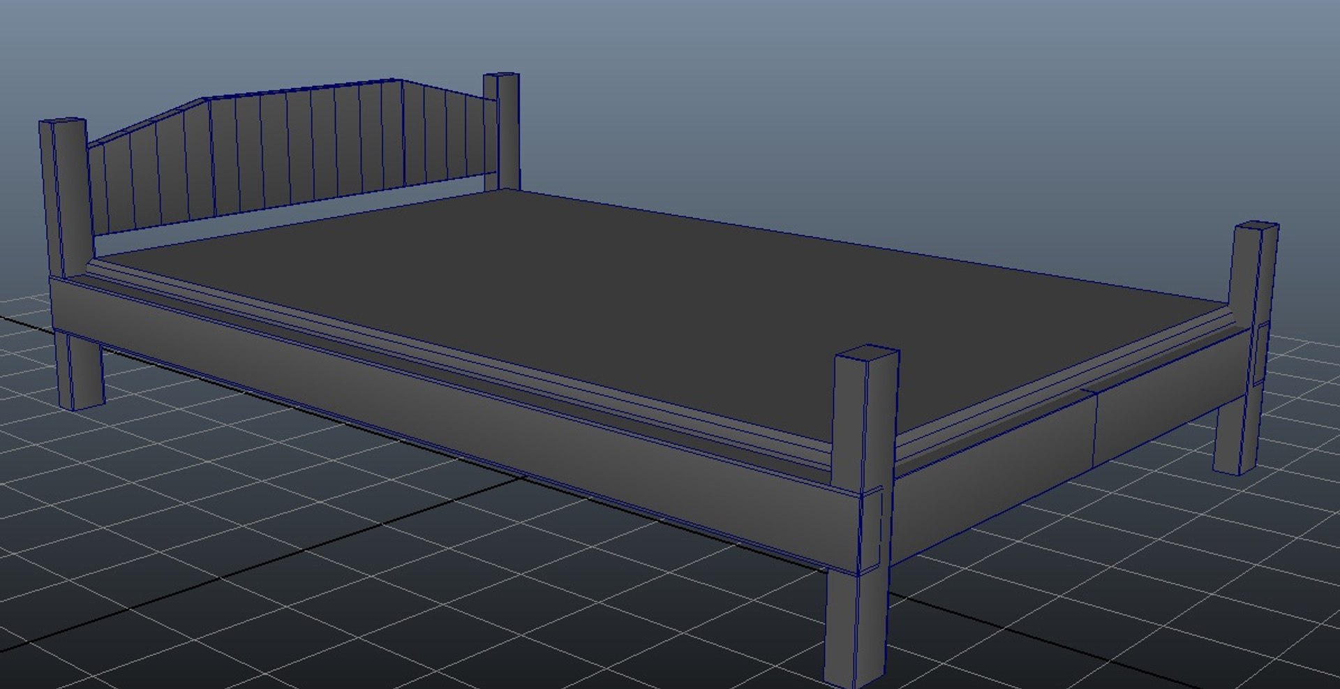 Bed 3d Obj