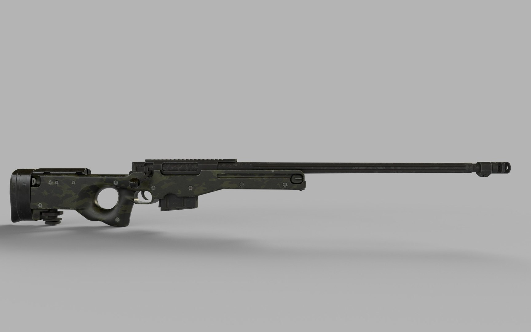 AWM Sniper Rifle Low-poly 3D Model 3D Model - TurboSquid 1830960