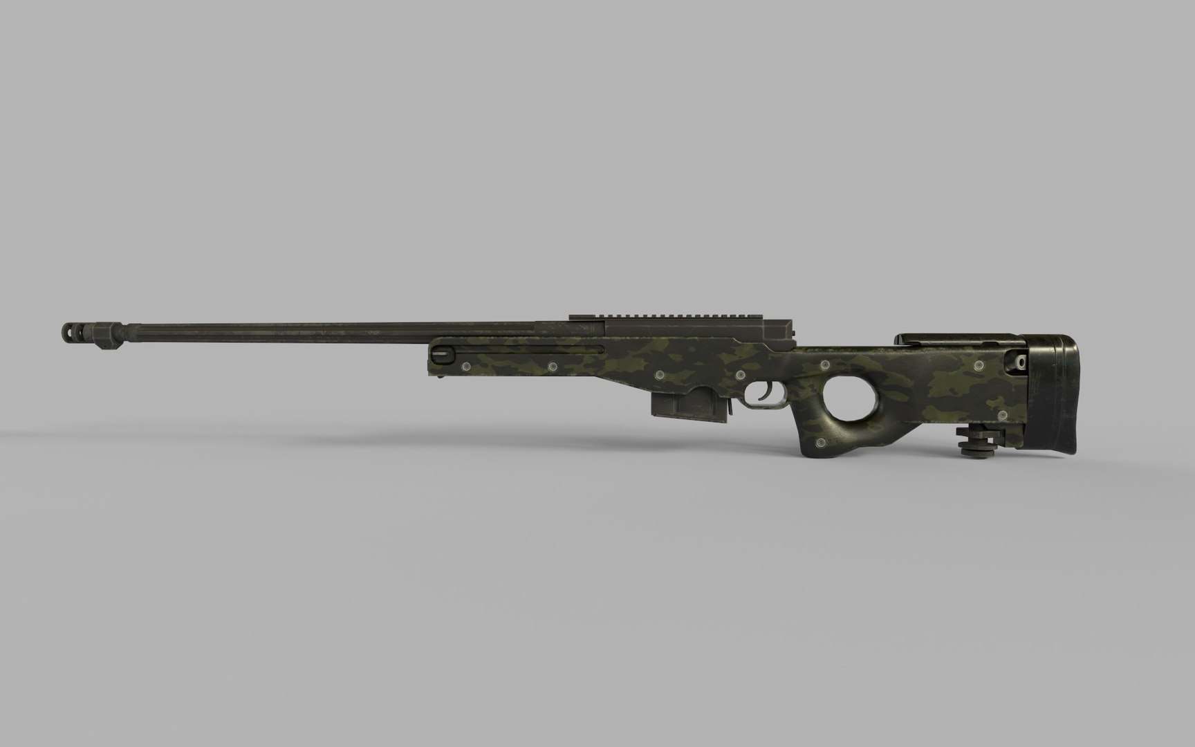 AWM Sniper Rifle Low-poly 3D Model 3D Model - TurboSquid 1830960