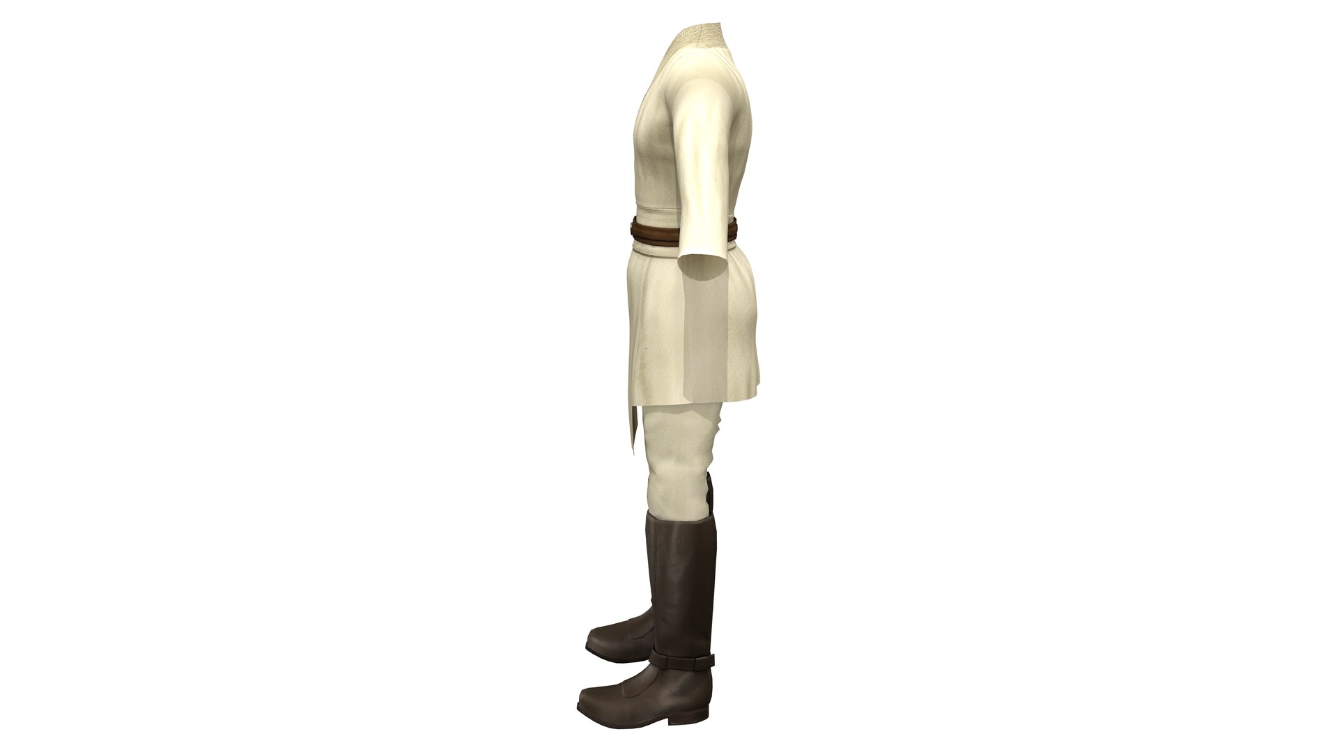 Male Jedi Full Outfit 3D Model - TurboSquid 1997916