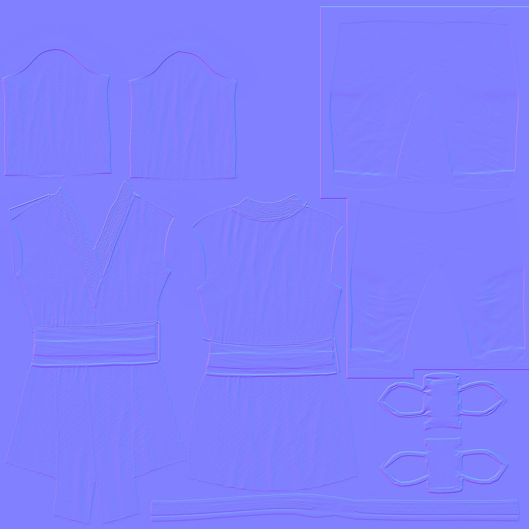 Male Jedi Full Outfit 3D Model - TurboSquid 1997916