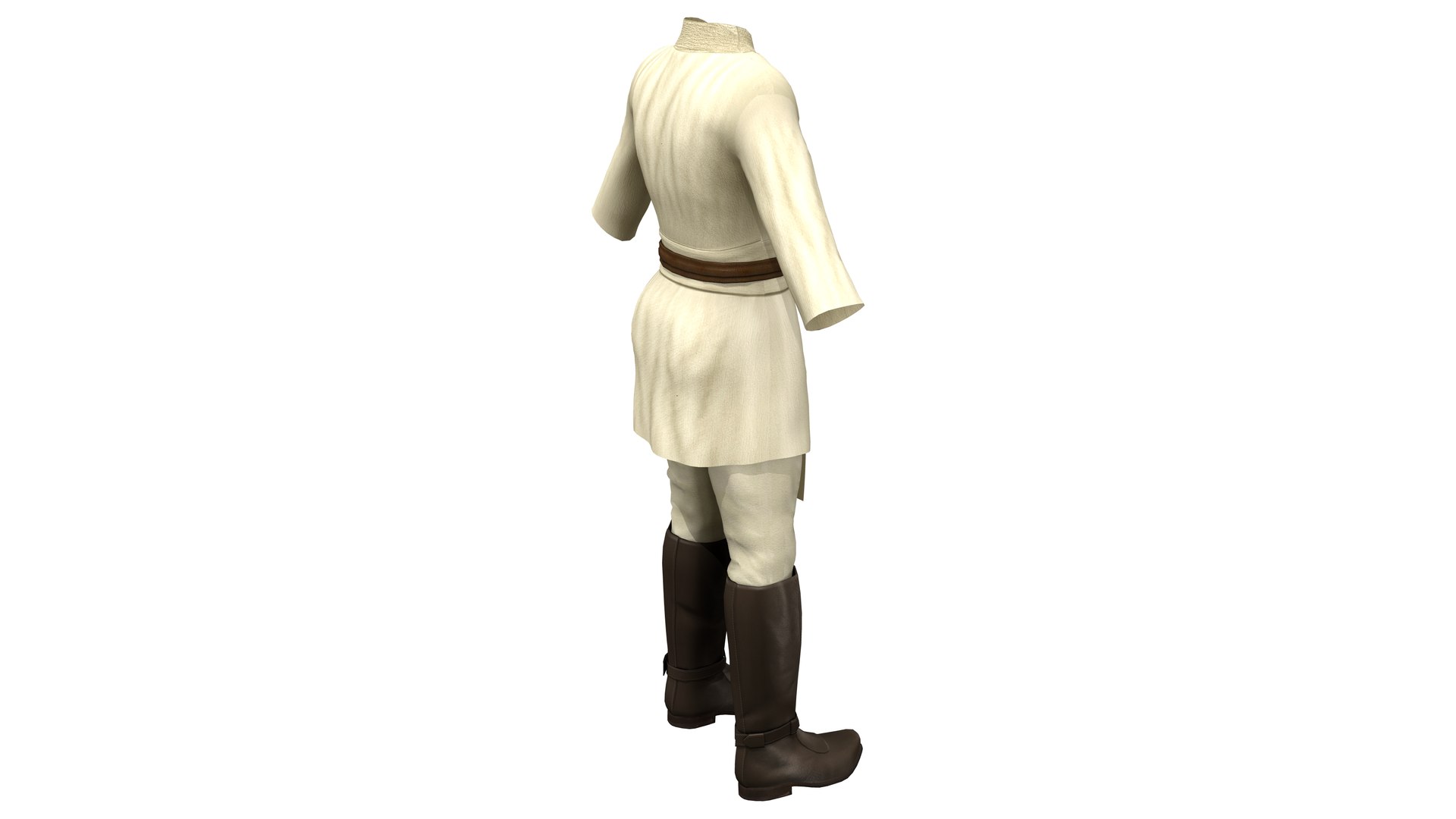 Male Jedi Full Outfit 3D Model - TurboSquid 1997916