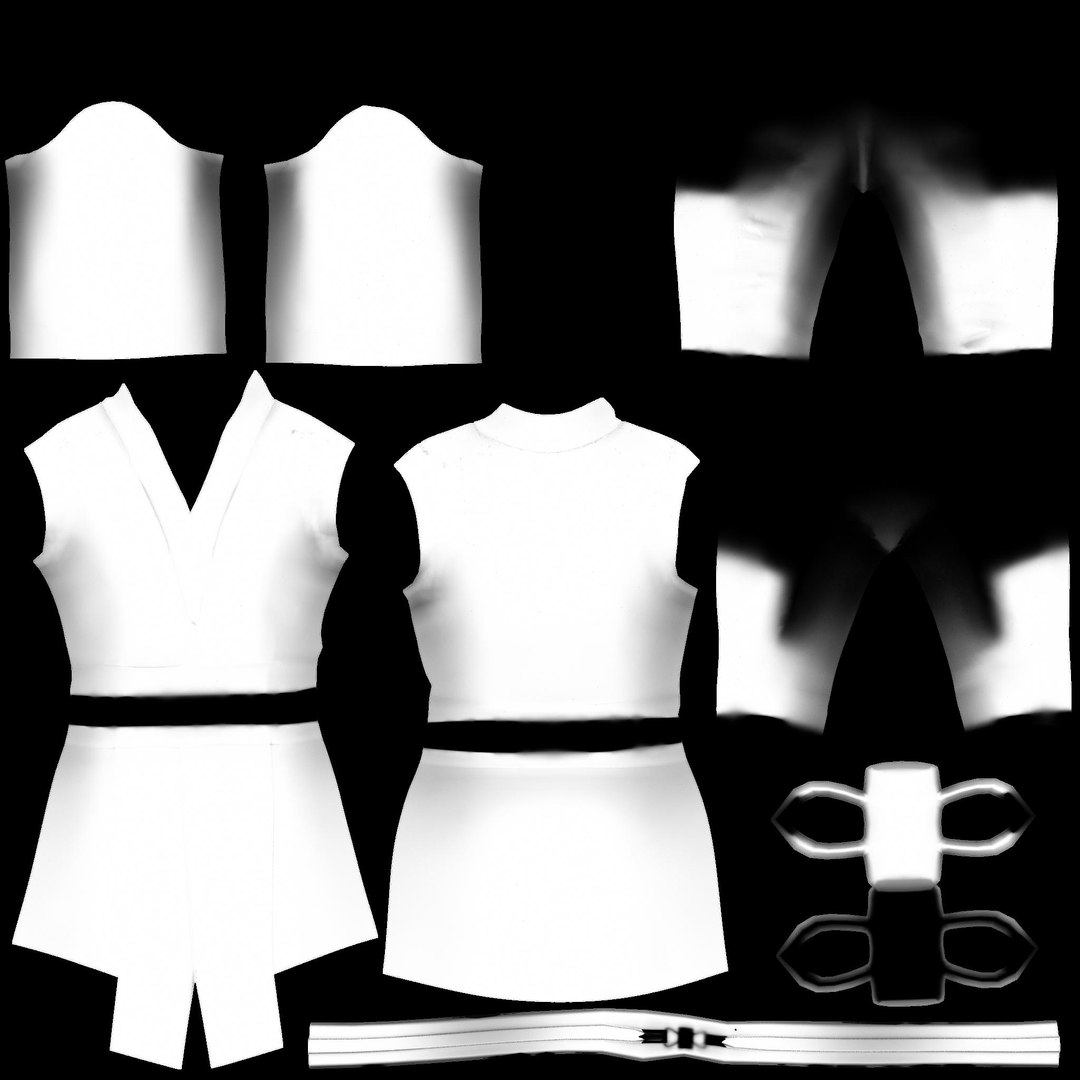 Male Jedi Full Outfit 3D Model - TurboSquid 1997916