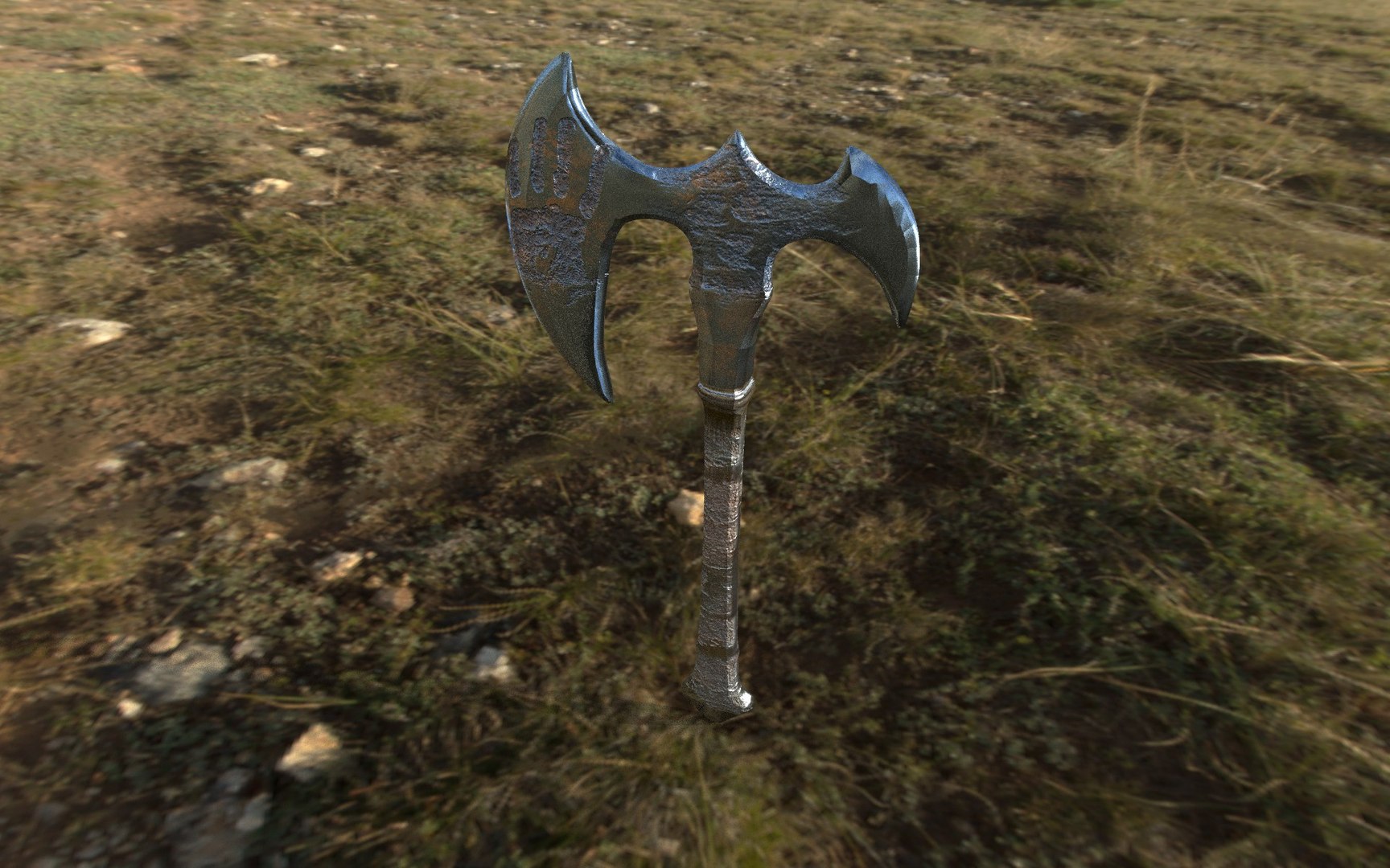 Axe Of War 3D Model - TurboSquid 1723405