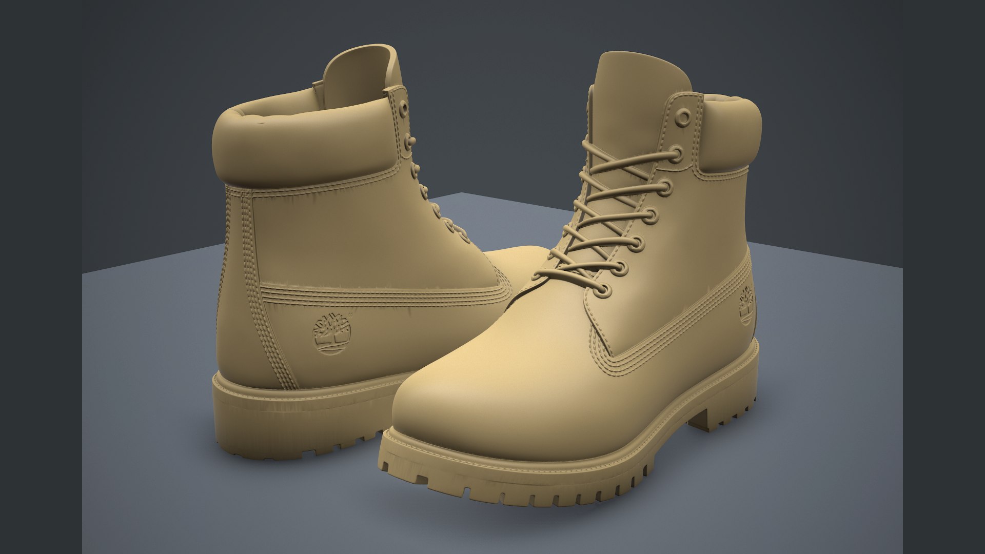 3D Timberland Premium 6-inches boots model - TurboSquid 2060467