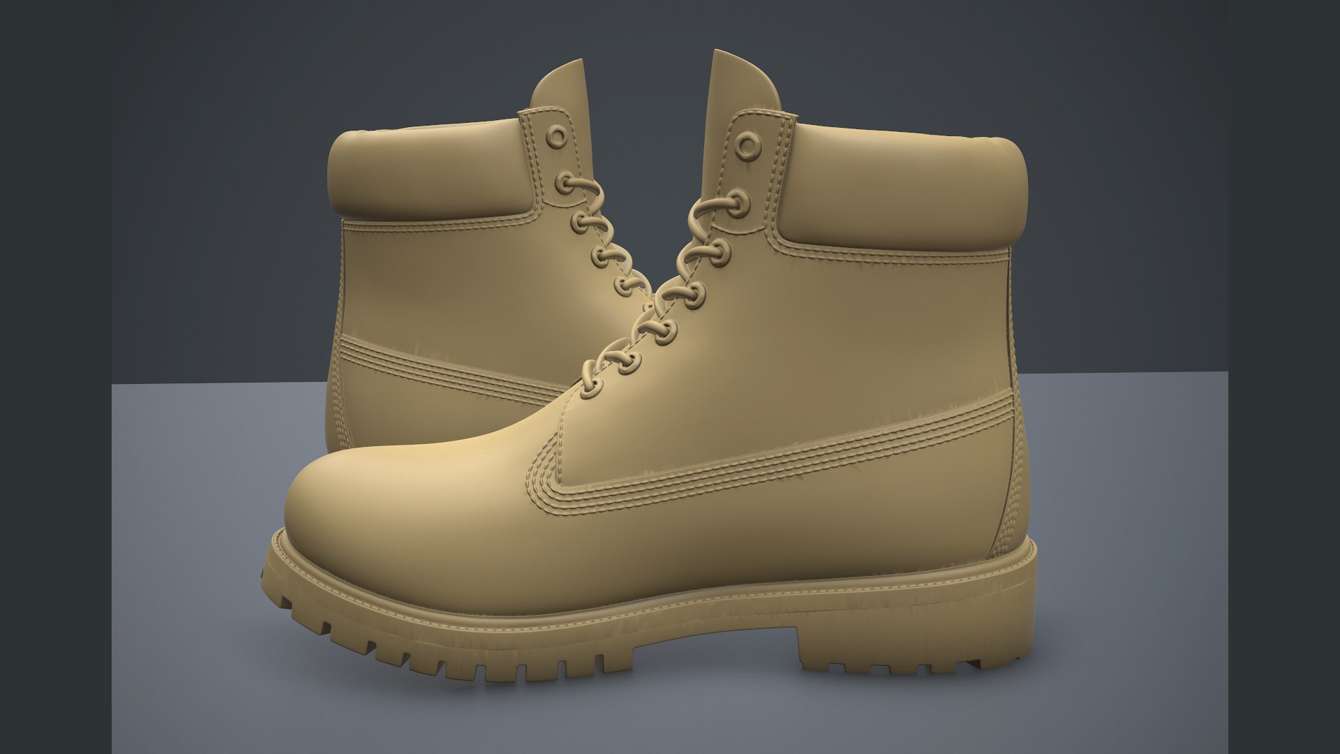 3D Timberland Premium 6-inches boots model - TurboSquid 2060467