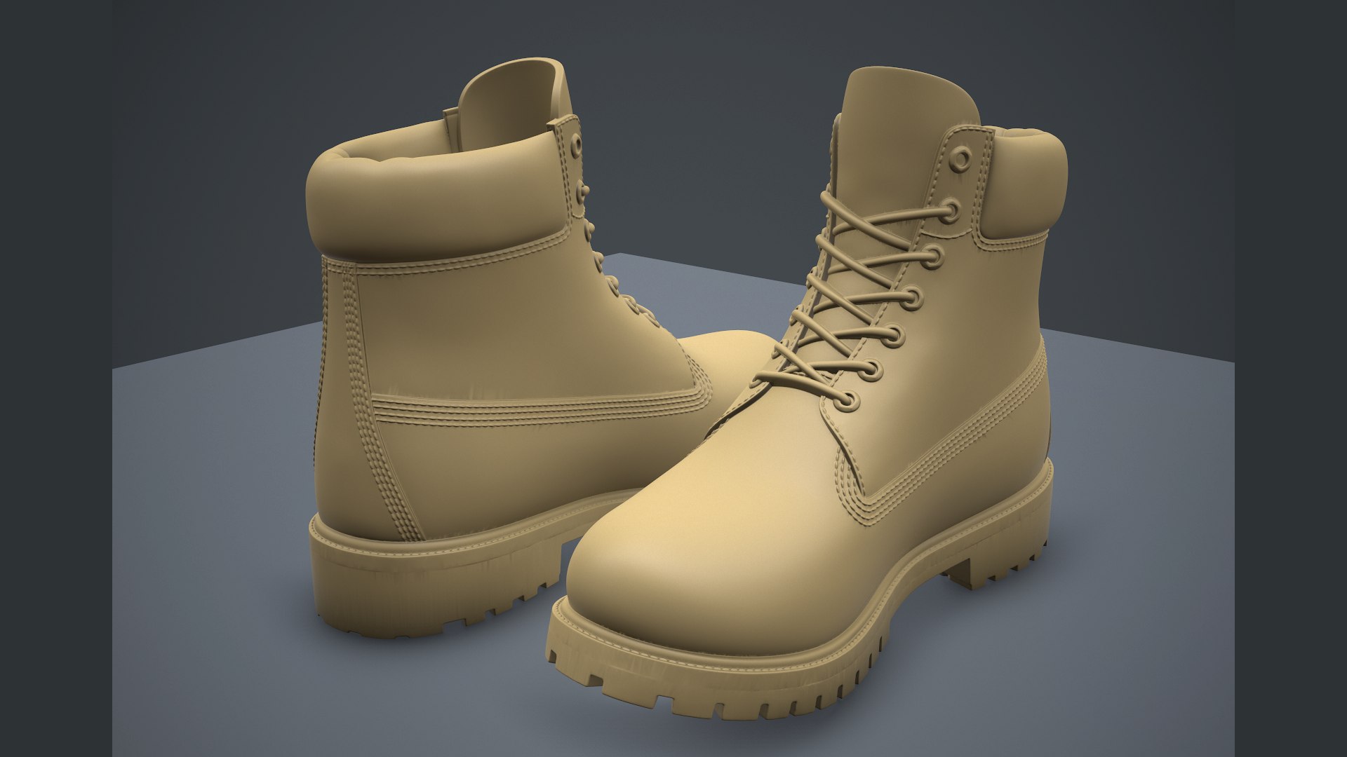 3D Timberland Premium 6-inches boots model - TurboSquid 2060467